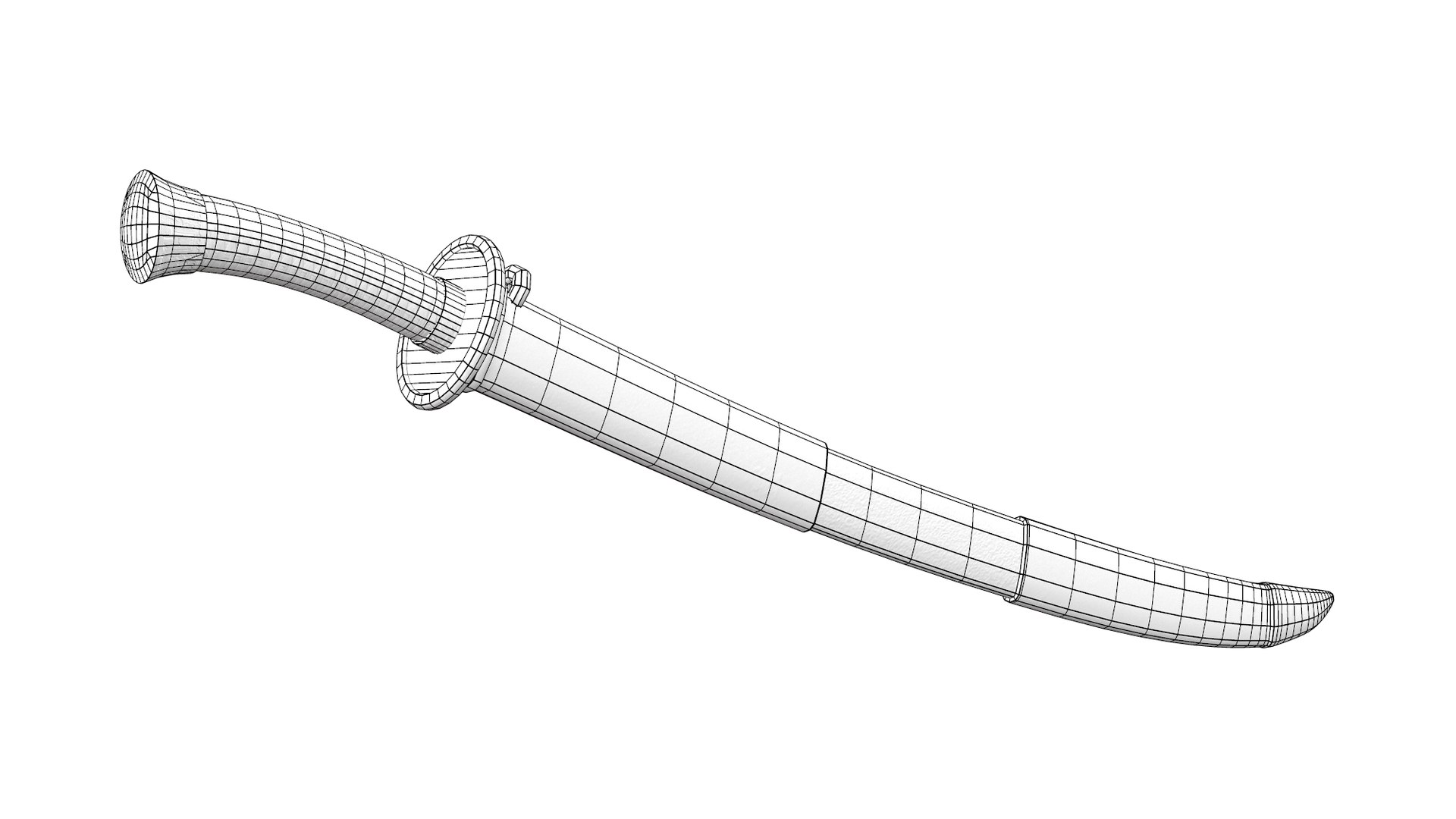 Mongol Warrior Sword 3D Model - TurboSquid 1964950