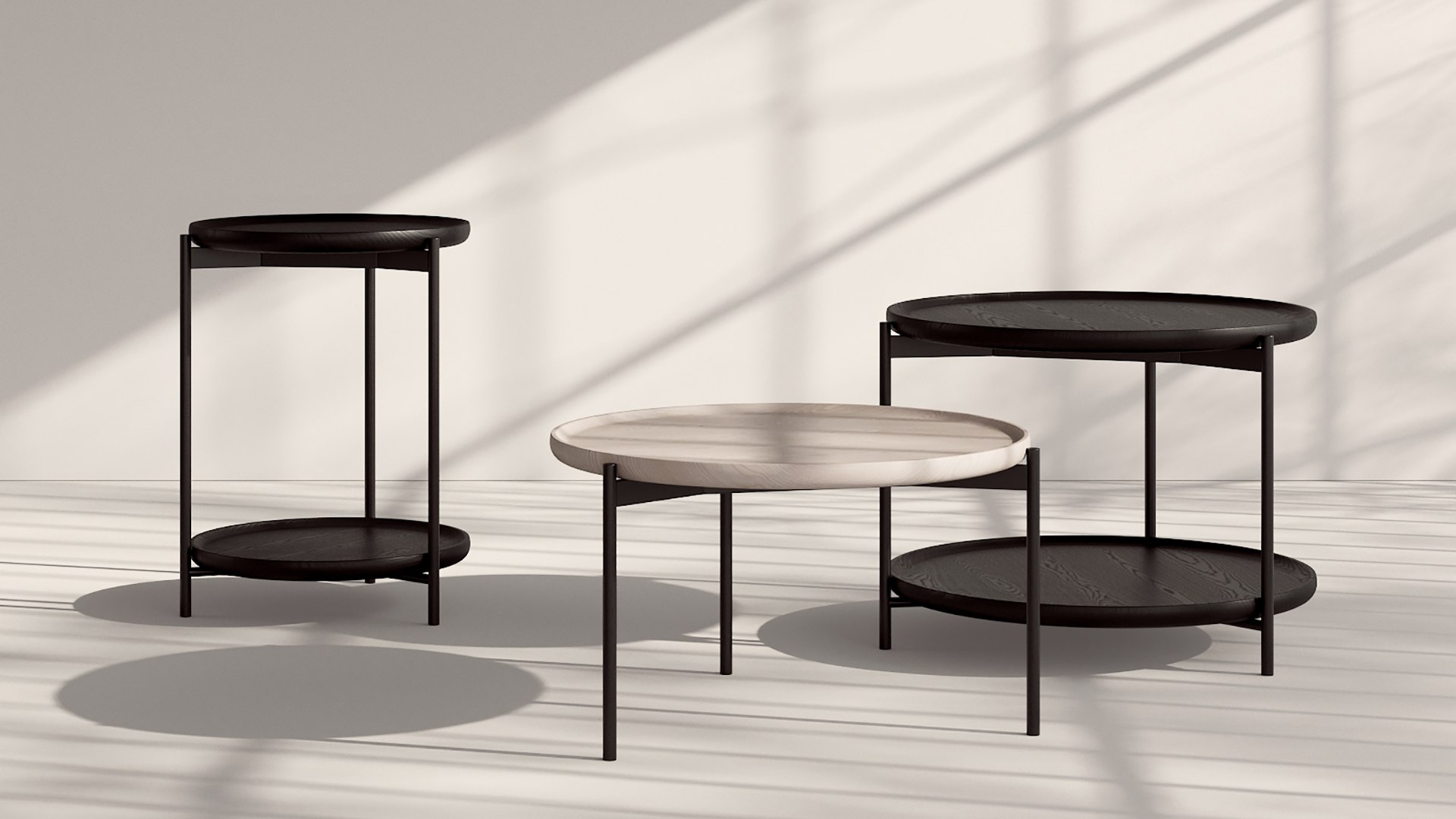 3D Plateau Wood Coffee Tables Model - TurboSquid 2229302