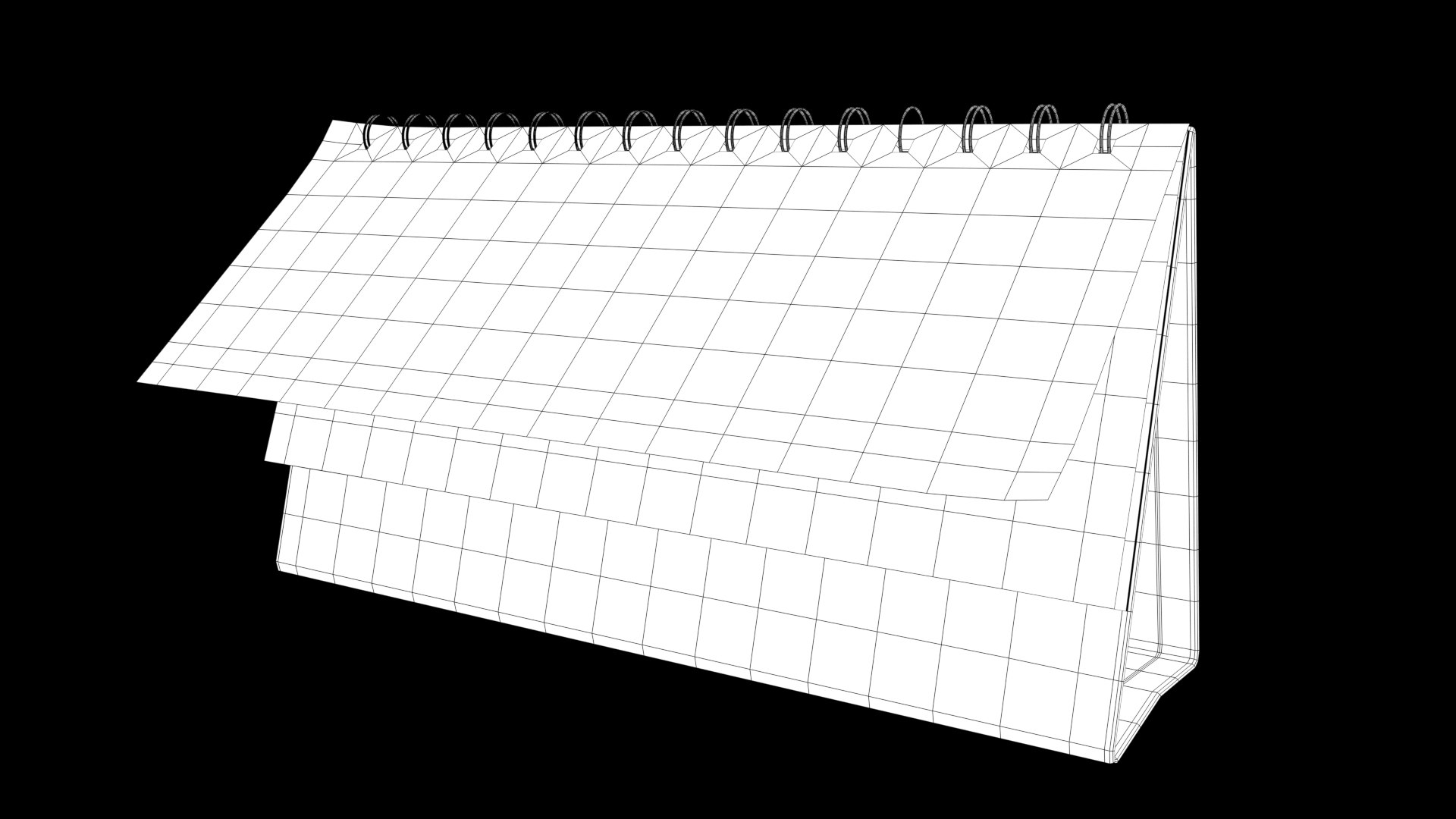 Calendar Calendar Calendar Calendar Model And Lifelike 3D Model ...