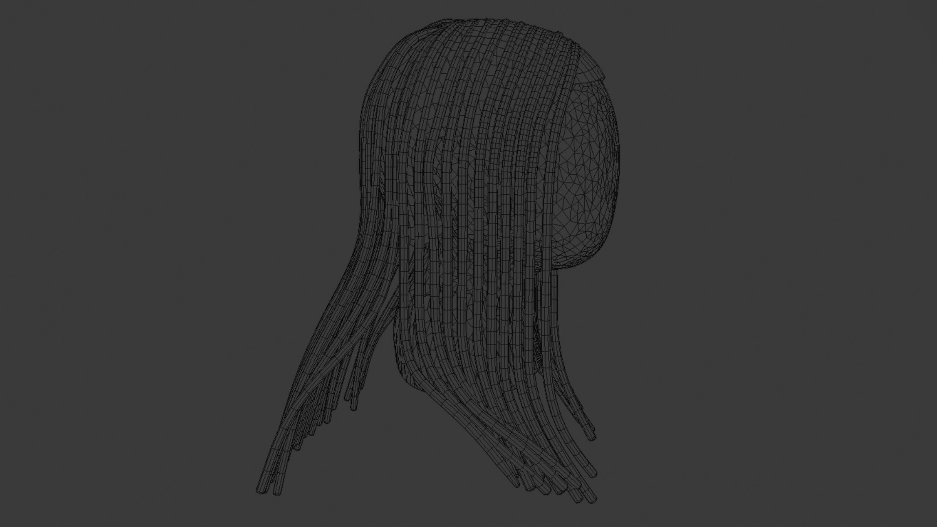 Long Dreads 6 - Standard Style Model - TurboSquid 1818159