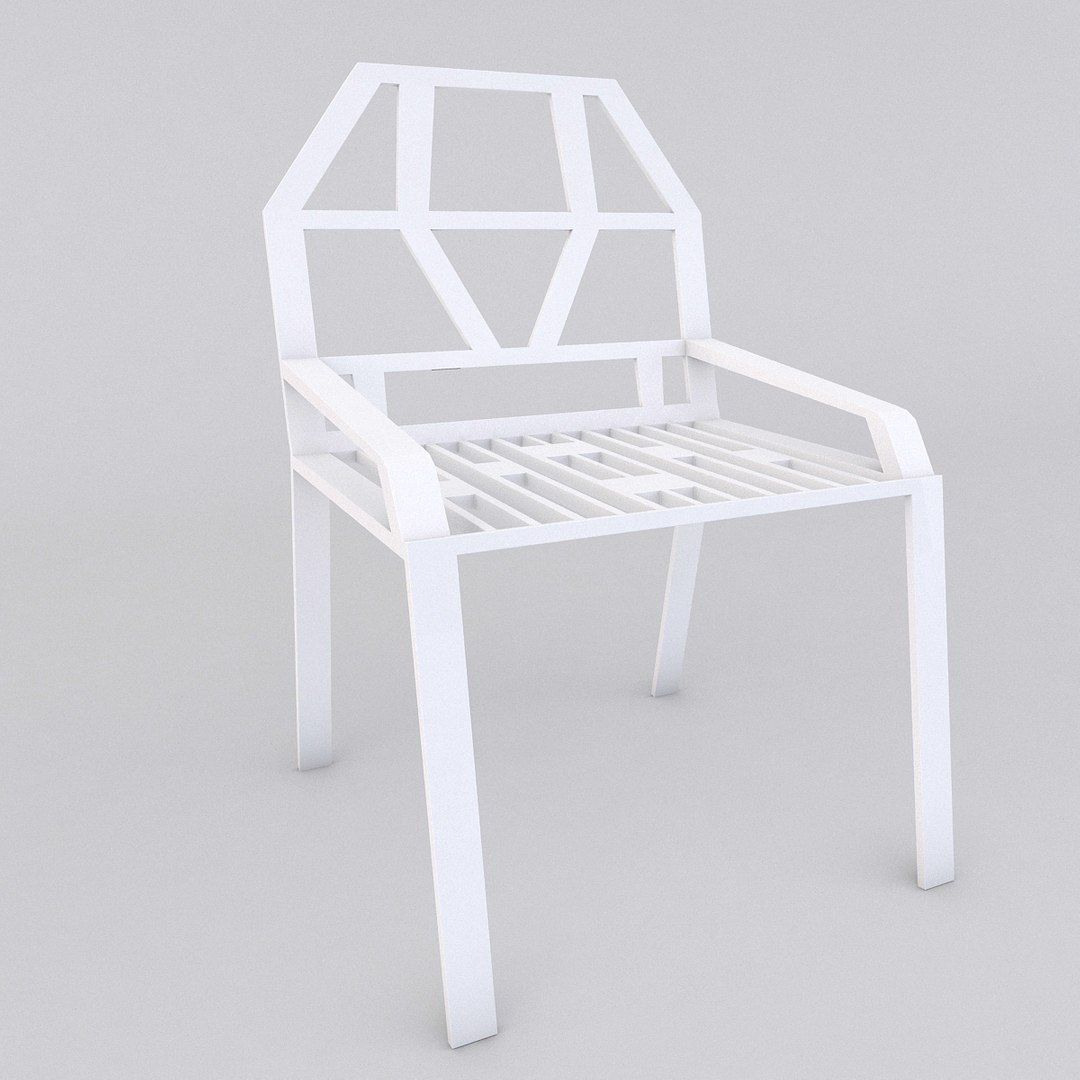 3d design chair model