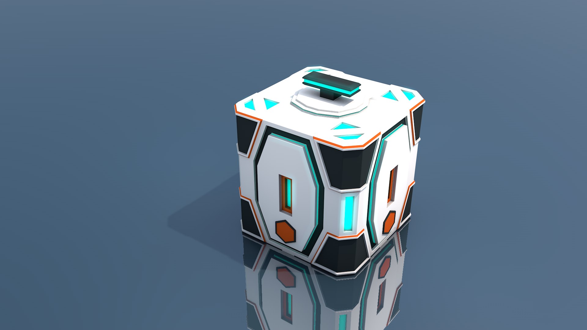 3D Sci Fi Box Model - TurboSquid 2329548