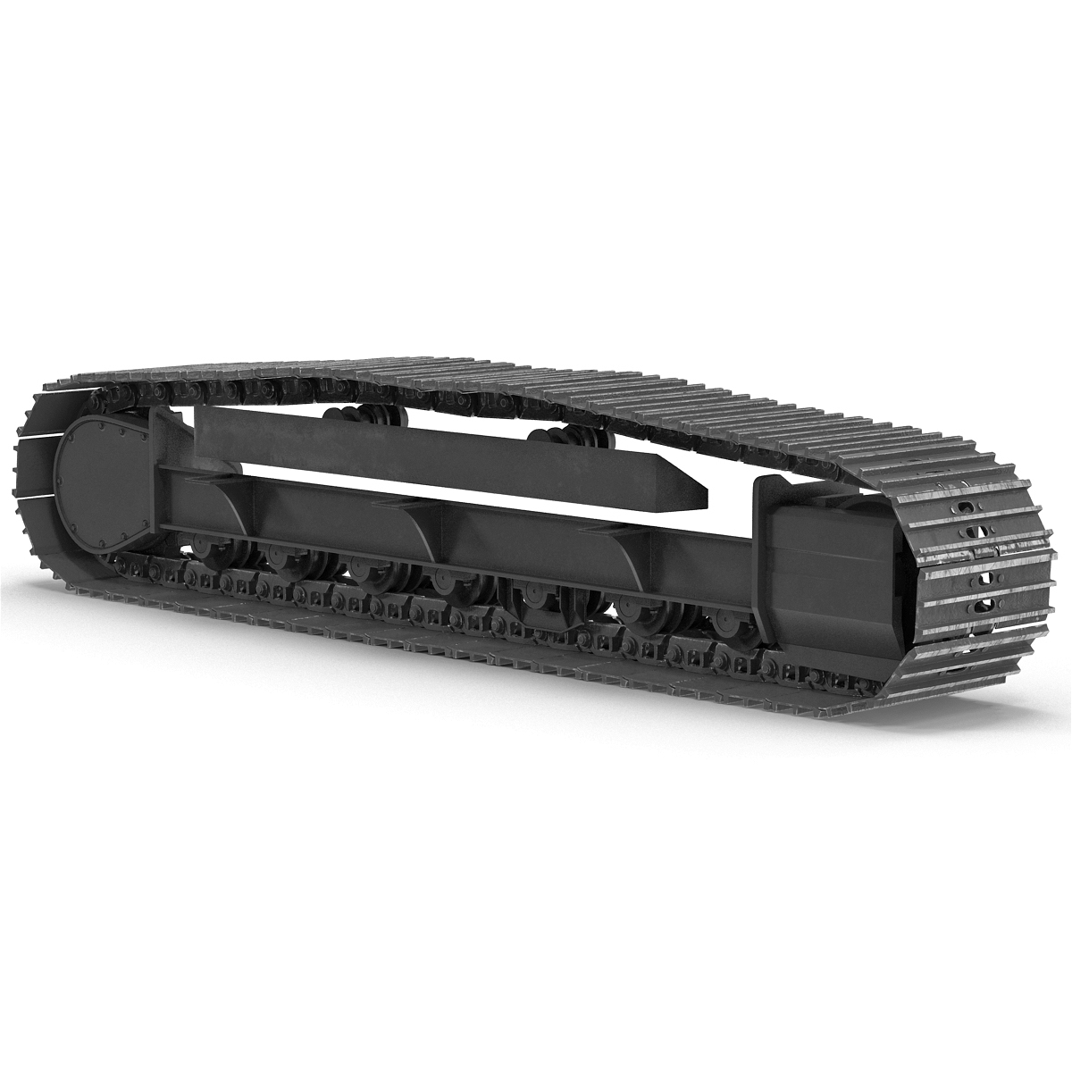 3d model excavator track