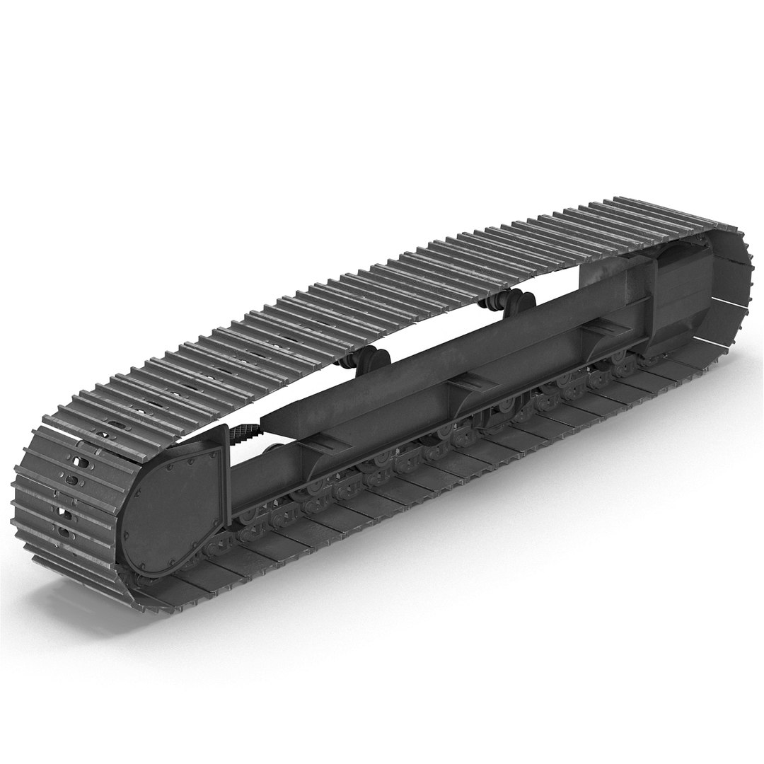 3d Model Excavator Track