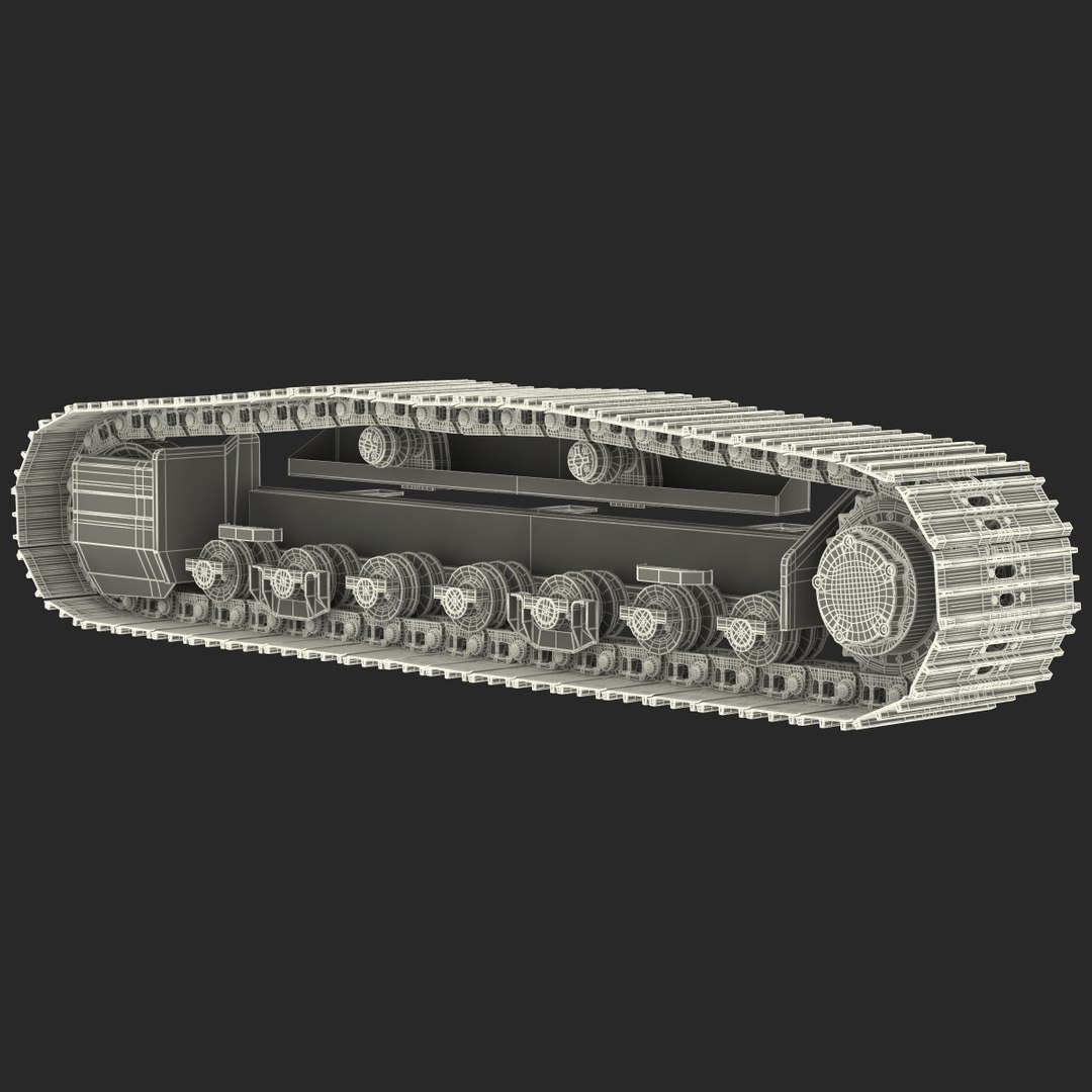 3d Model Excavator Track