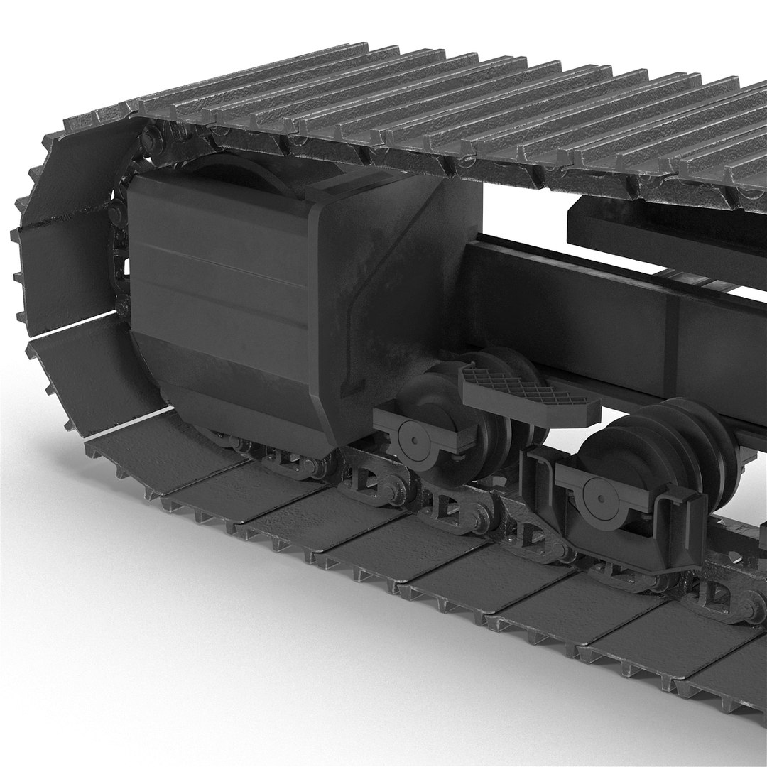 3d Model Excavator Track