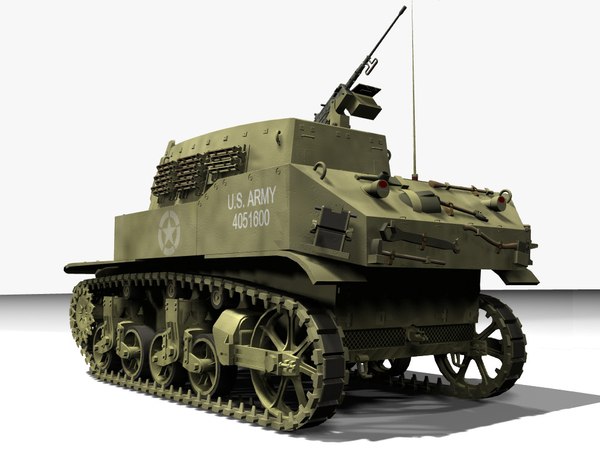 tank 75mm howitzer 3d model