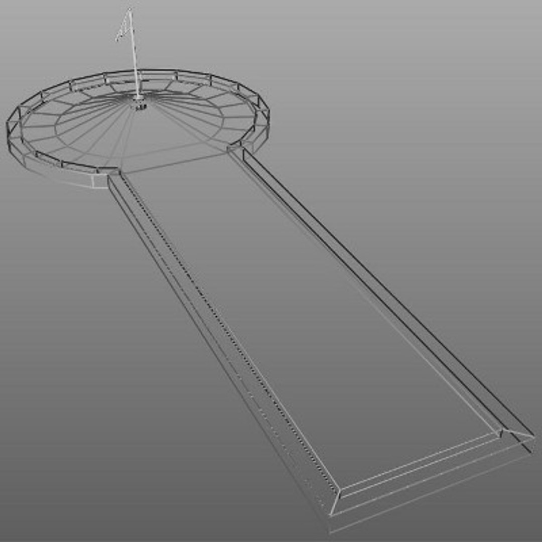 Mini Golf Hole 3d Model