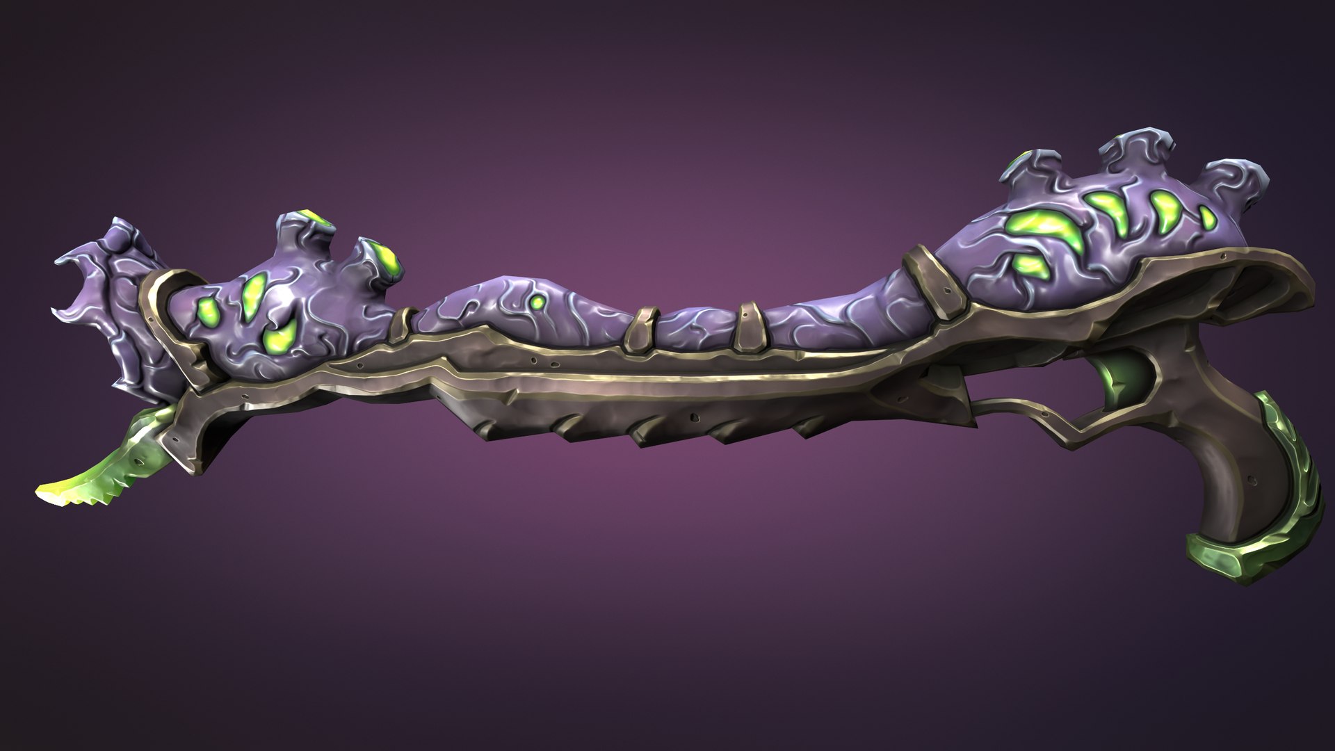 3D Alien Musket - TurboSquid 2132428