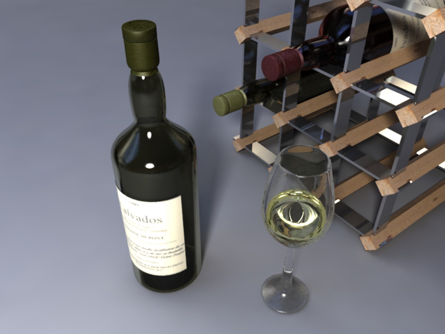 3ds max wine set