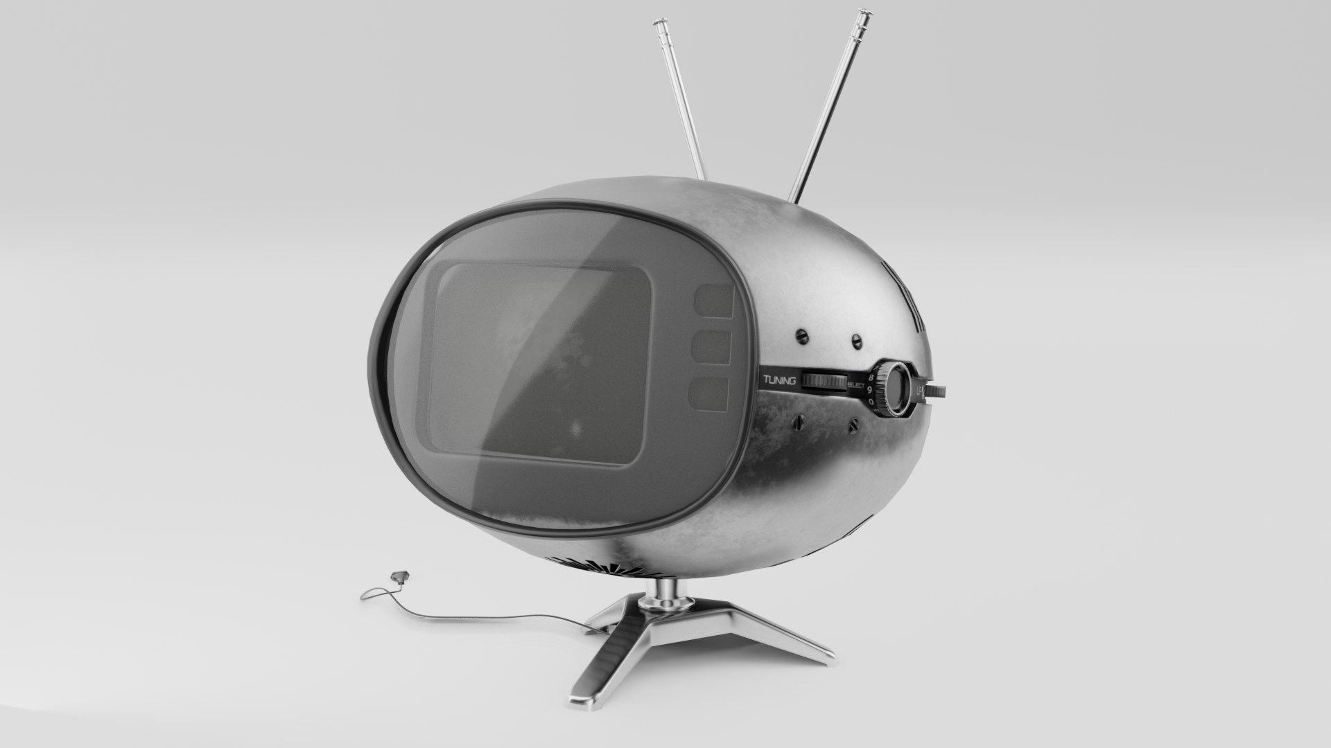 3D Retro Tv - TurboSquid 1659280