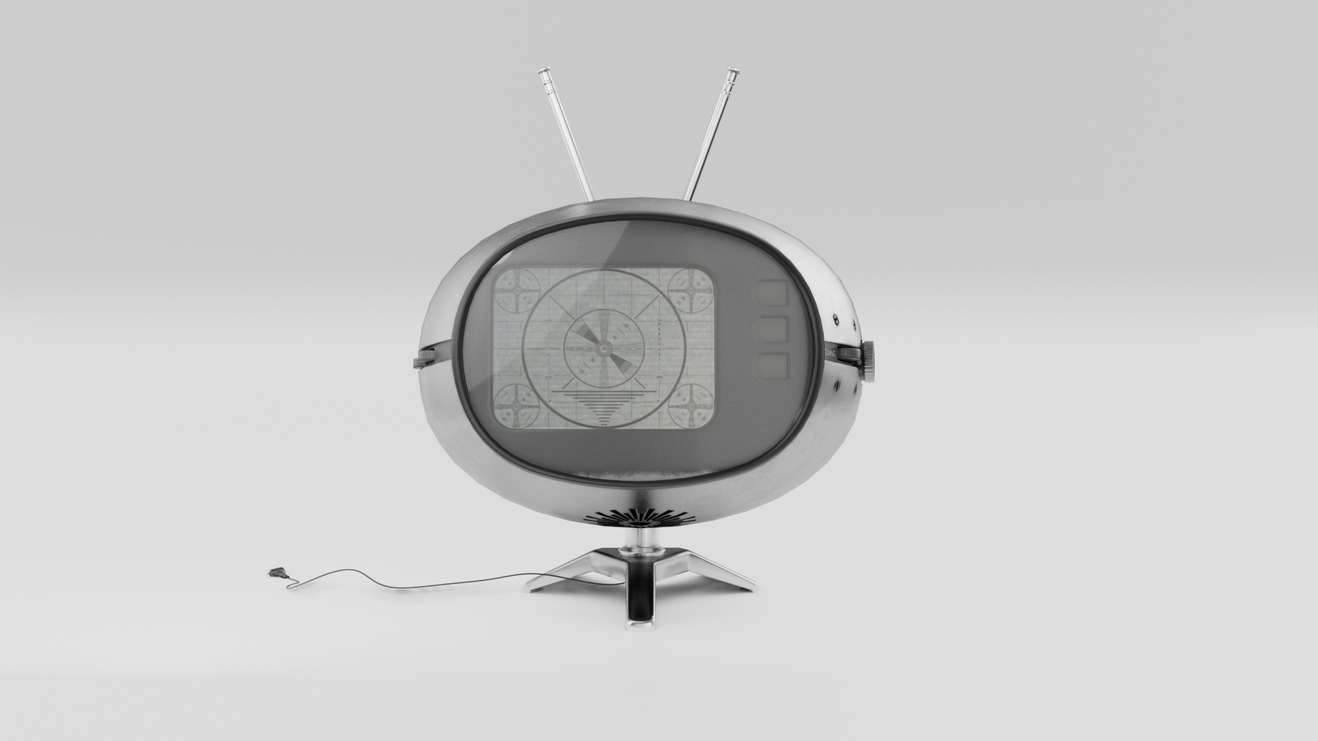 3D Retro Tv - TurboSquid 1659280