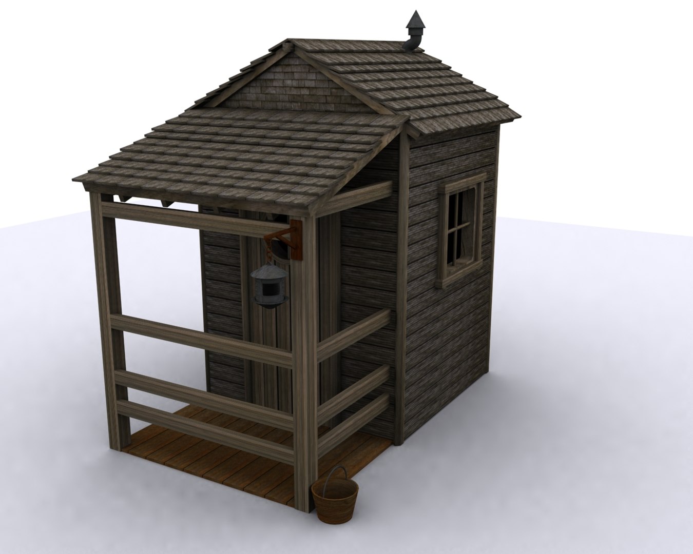 Shack Cabin 3d Model