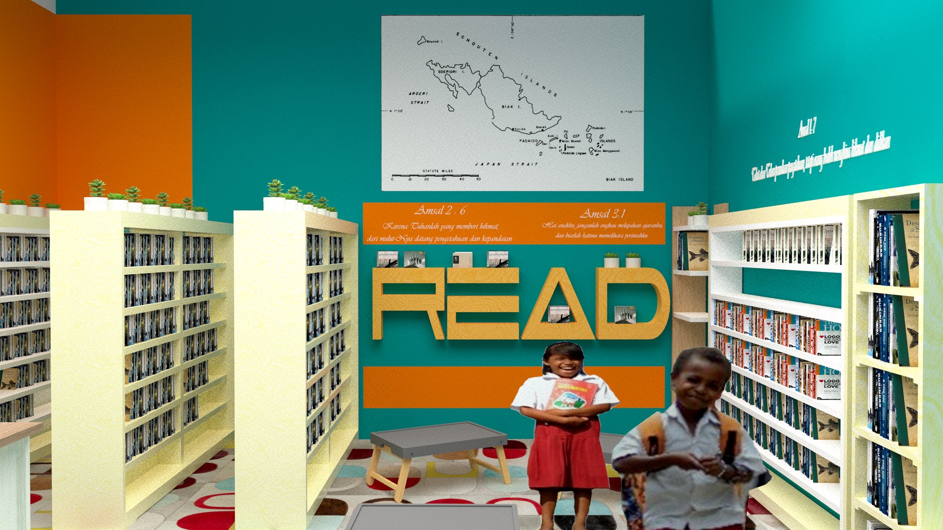 Elementary School Library Artsaroy 5x6 3D Model - TurboSquid 2052045