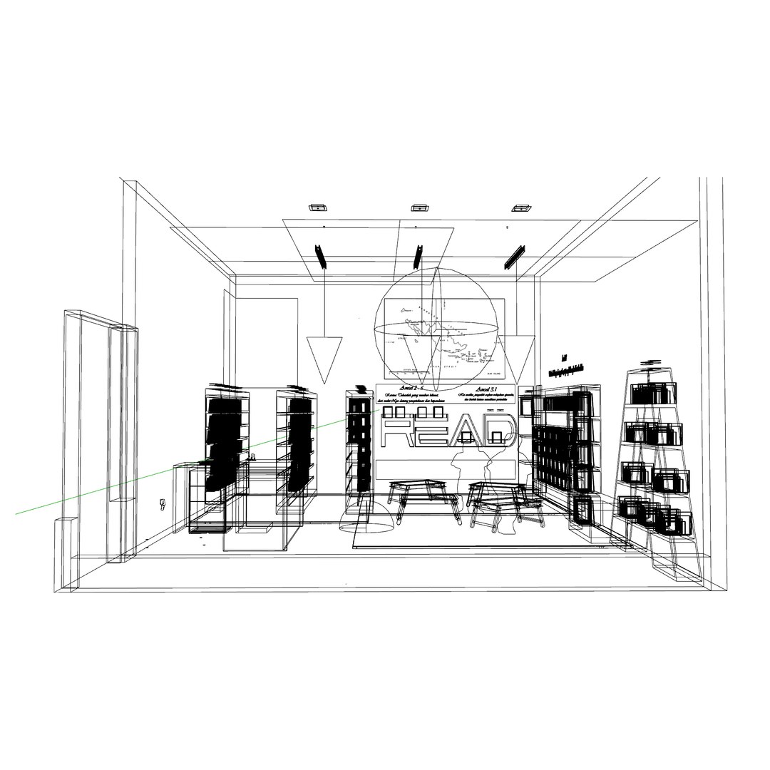 Elementary School Library Artsaroy 5x6 3D Model - TurboSquid 2052045