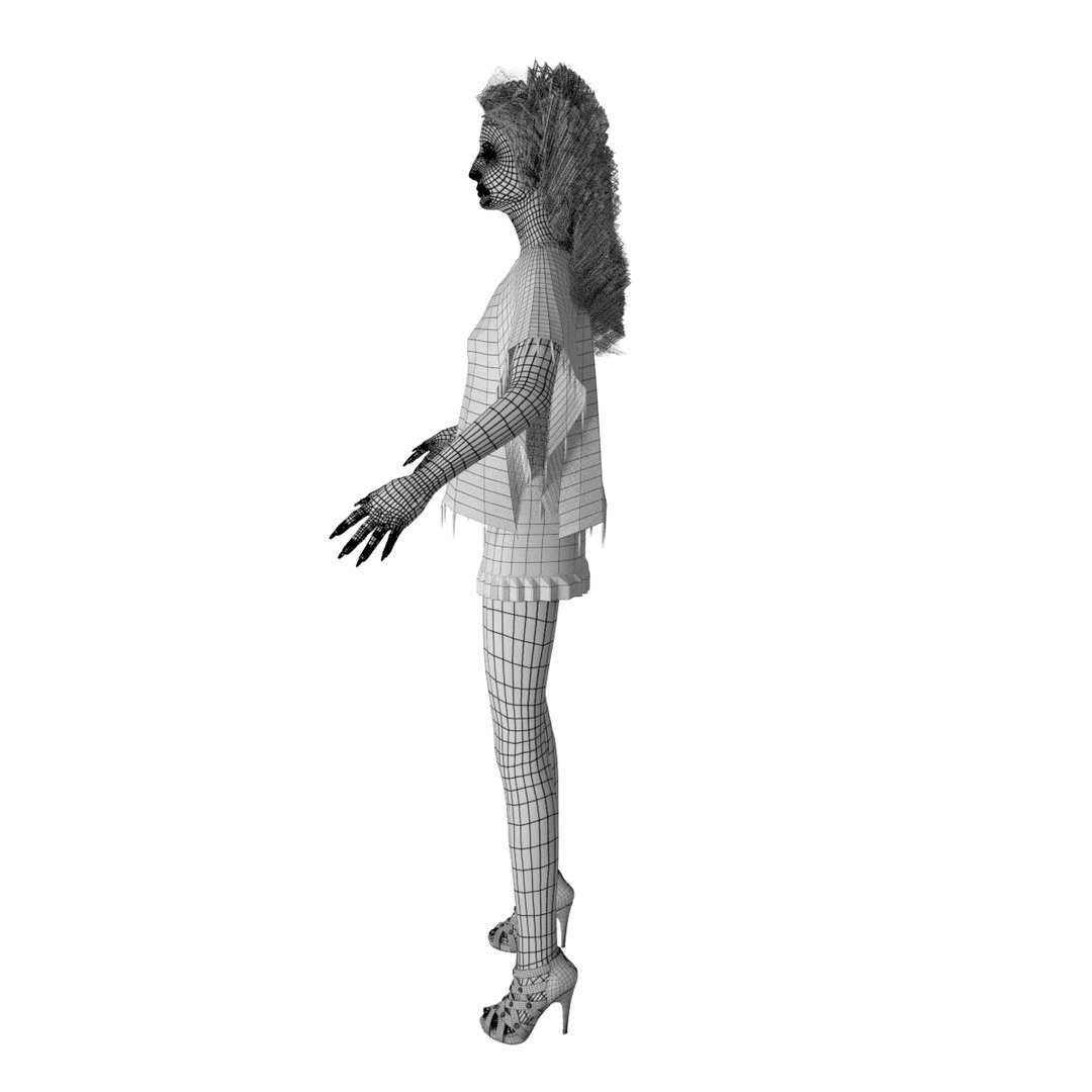 Cher Caricature Model - TurboSquid 1258061