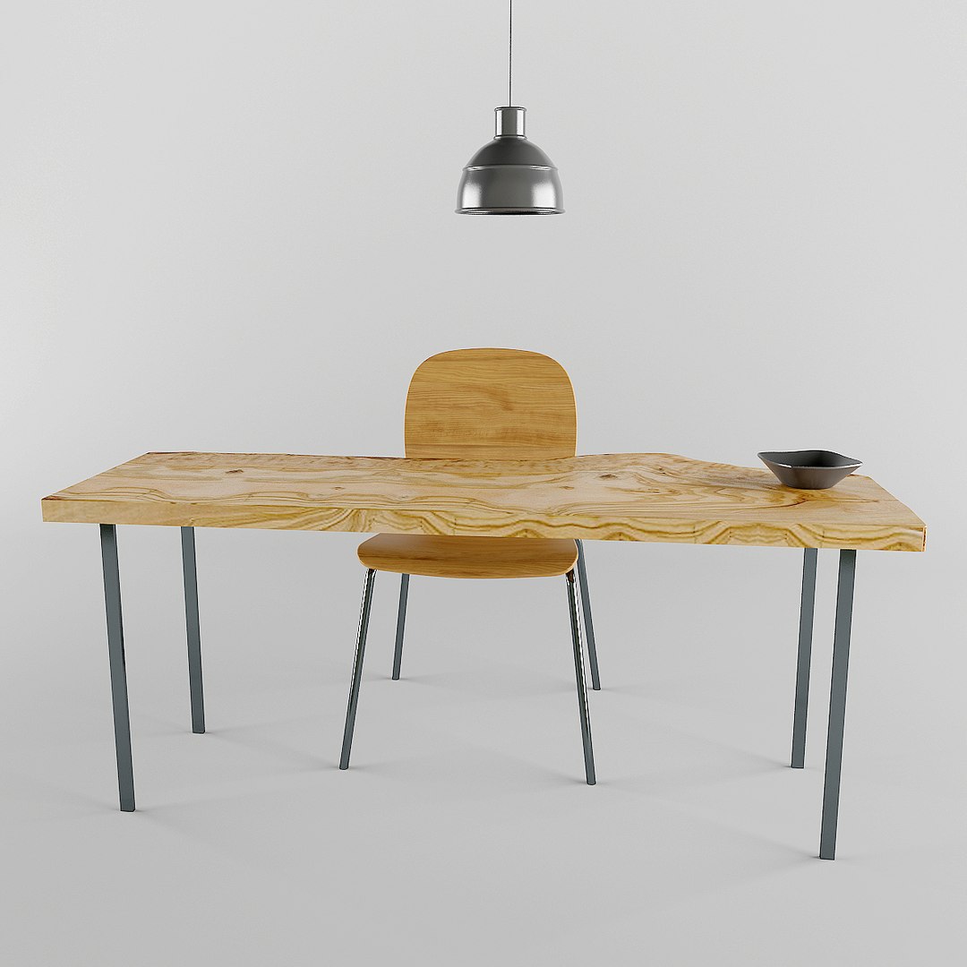 Dining Table 3d Max