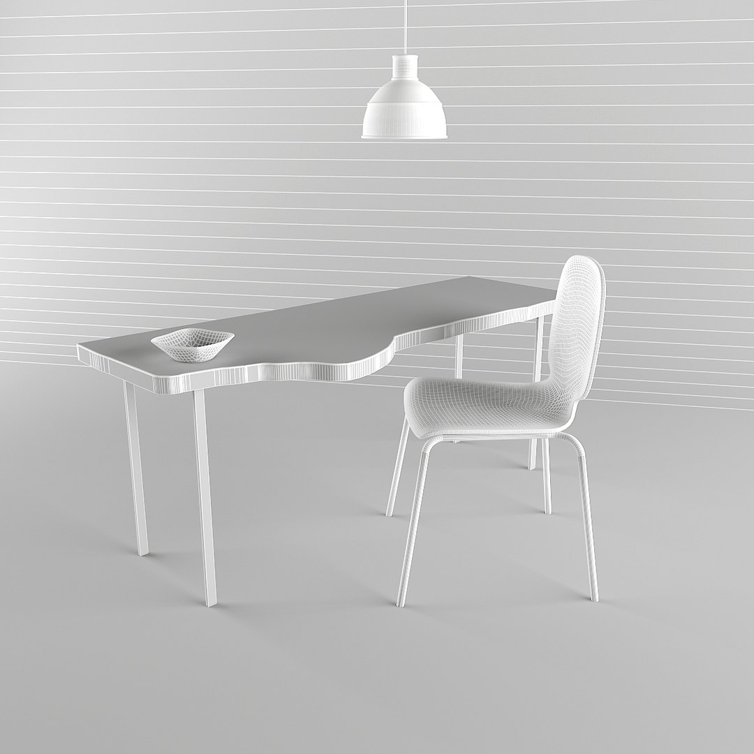 Dining Table 3d Max