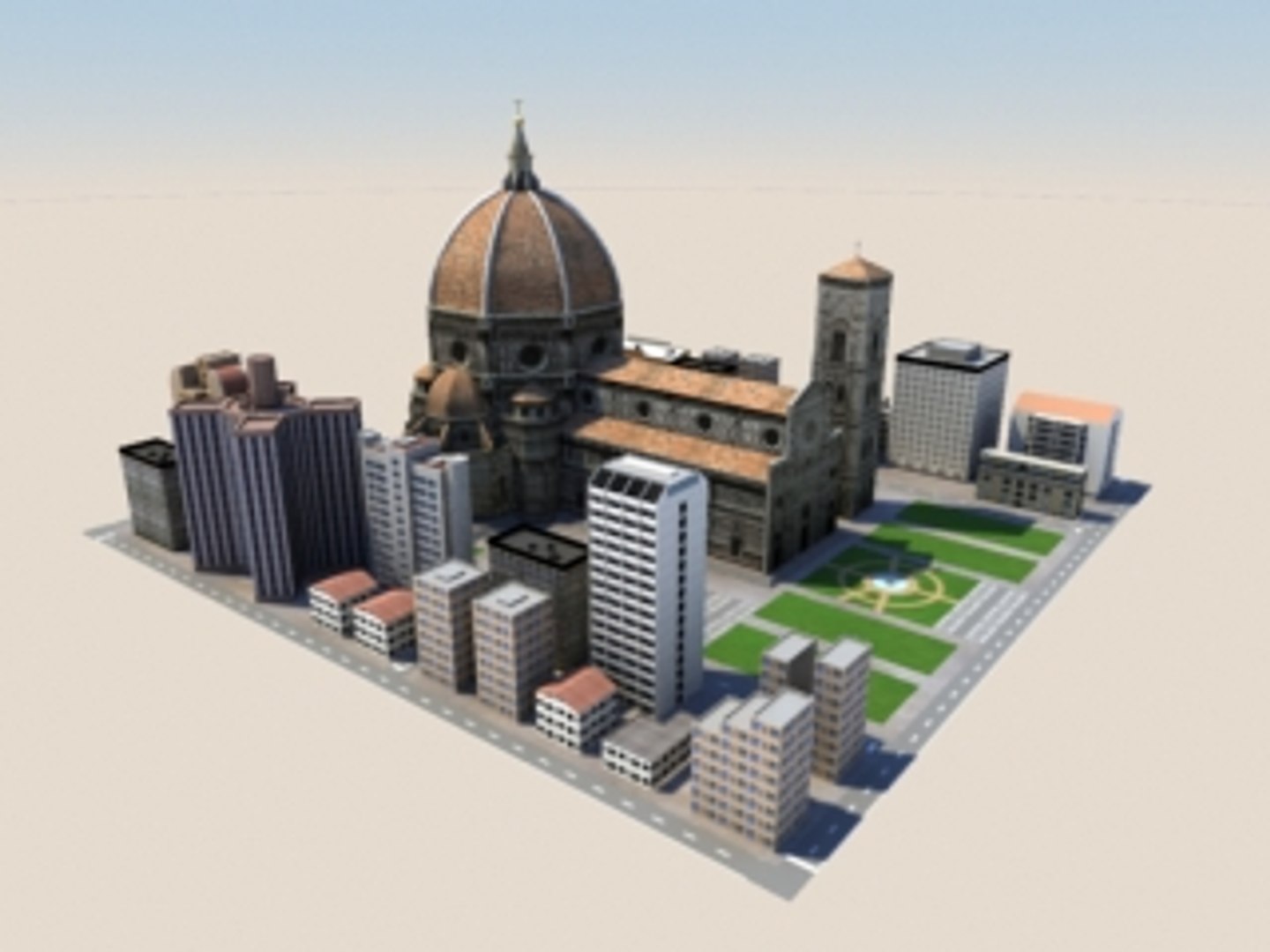 City Bloc 3d Max