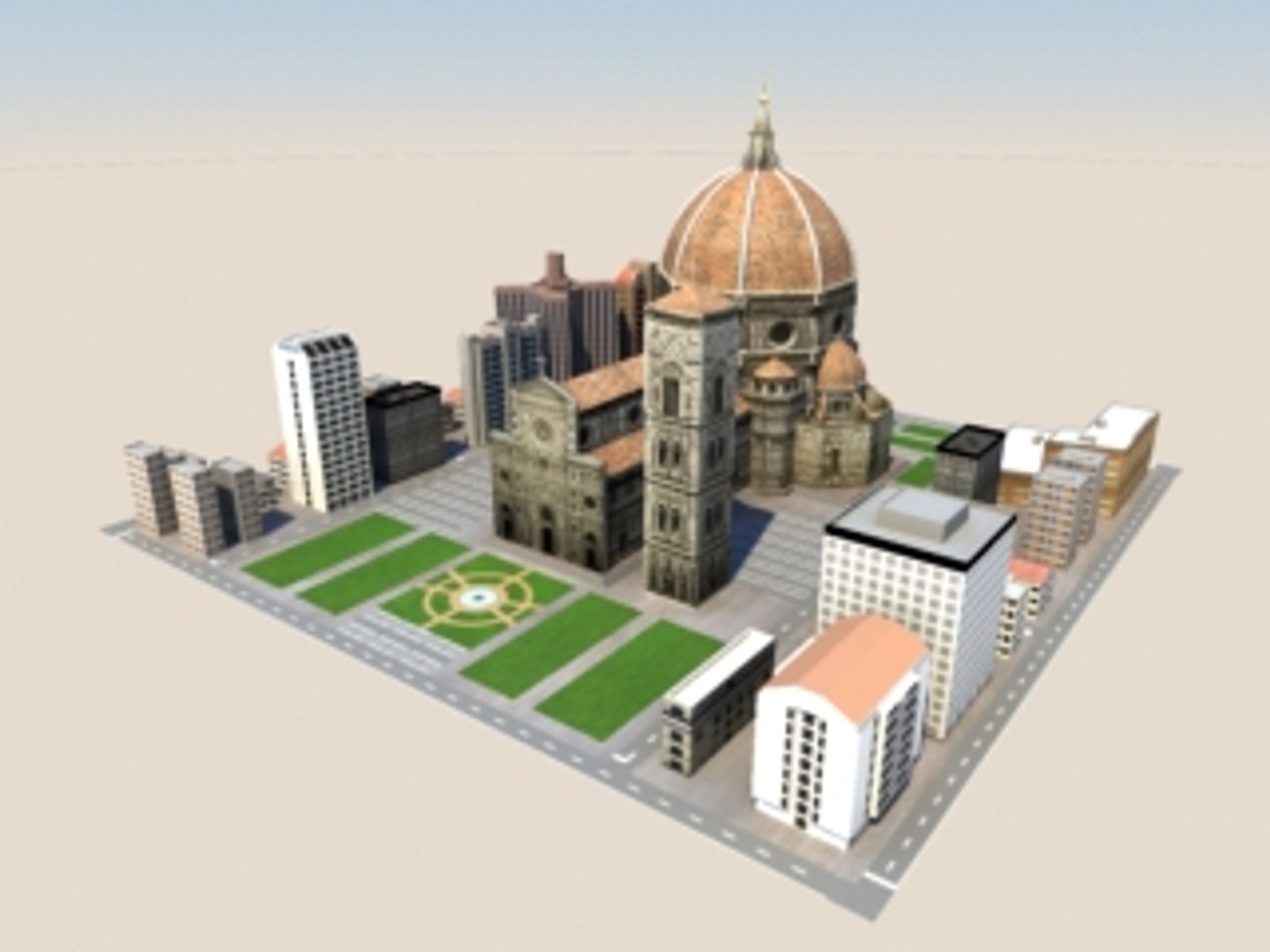 City Bloc 3d Max
