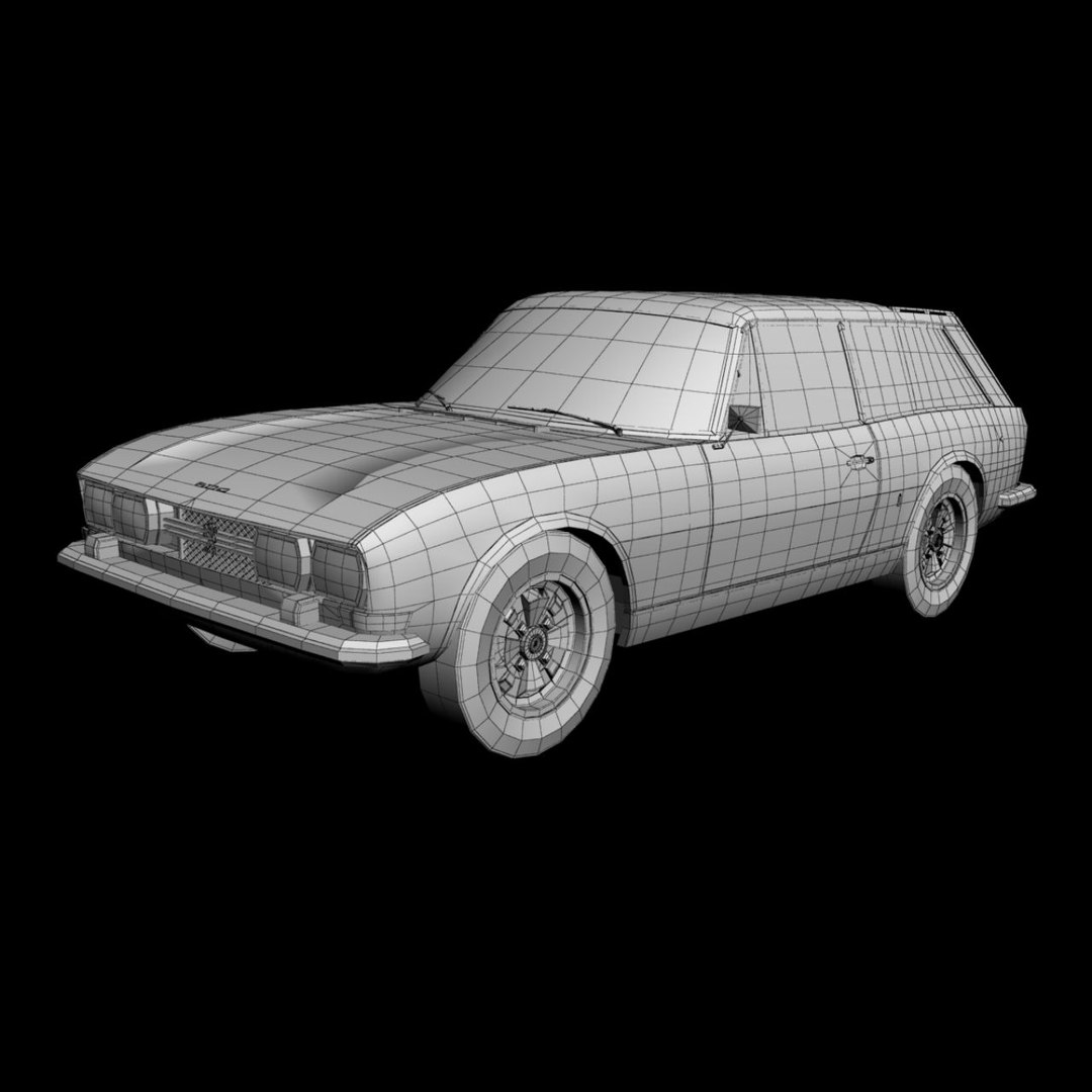 1971 Peugeot 504 Break Model - TurboSquid 1554542