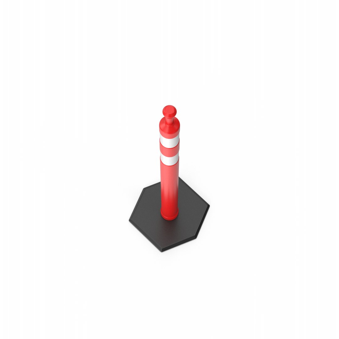 3D Traffic Delineator - TurboSquid 1878238