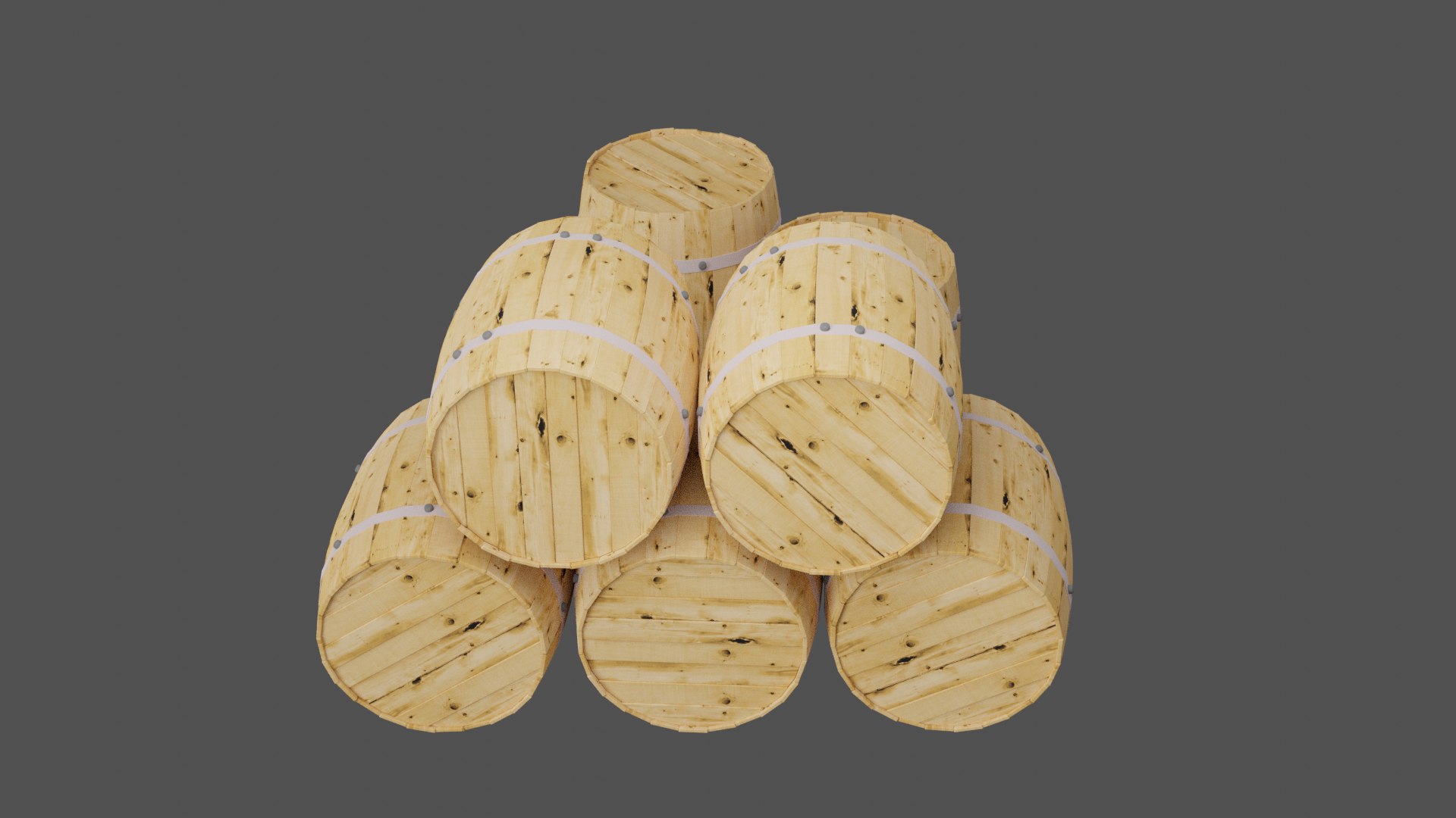 3D Barrels - TurboSquid 2032752