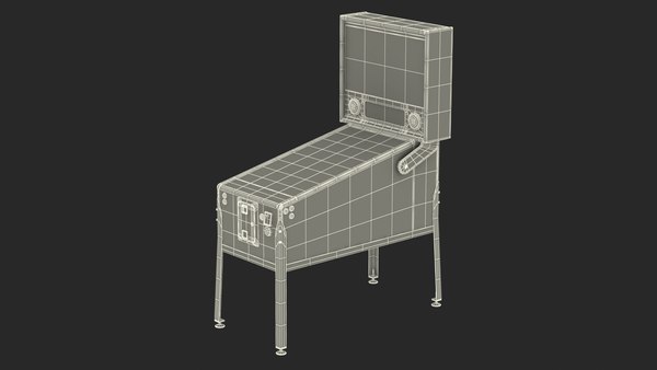 Classic Arcade Virtual Pinball Machine 3D - TurboSquid 1715632