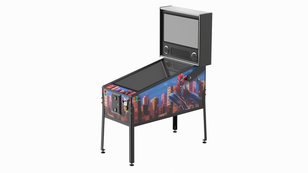 Classic Arcade Virtual Pinball Machine 3D - TurboSquid 1715632