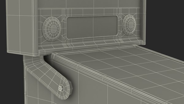 Classic Arcade Virtual Pinball Machine 3D - TurboSquid 1715632