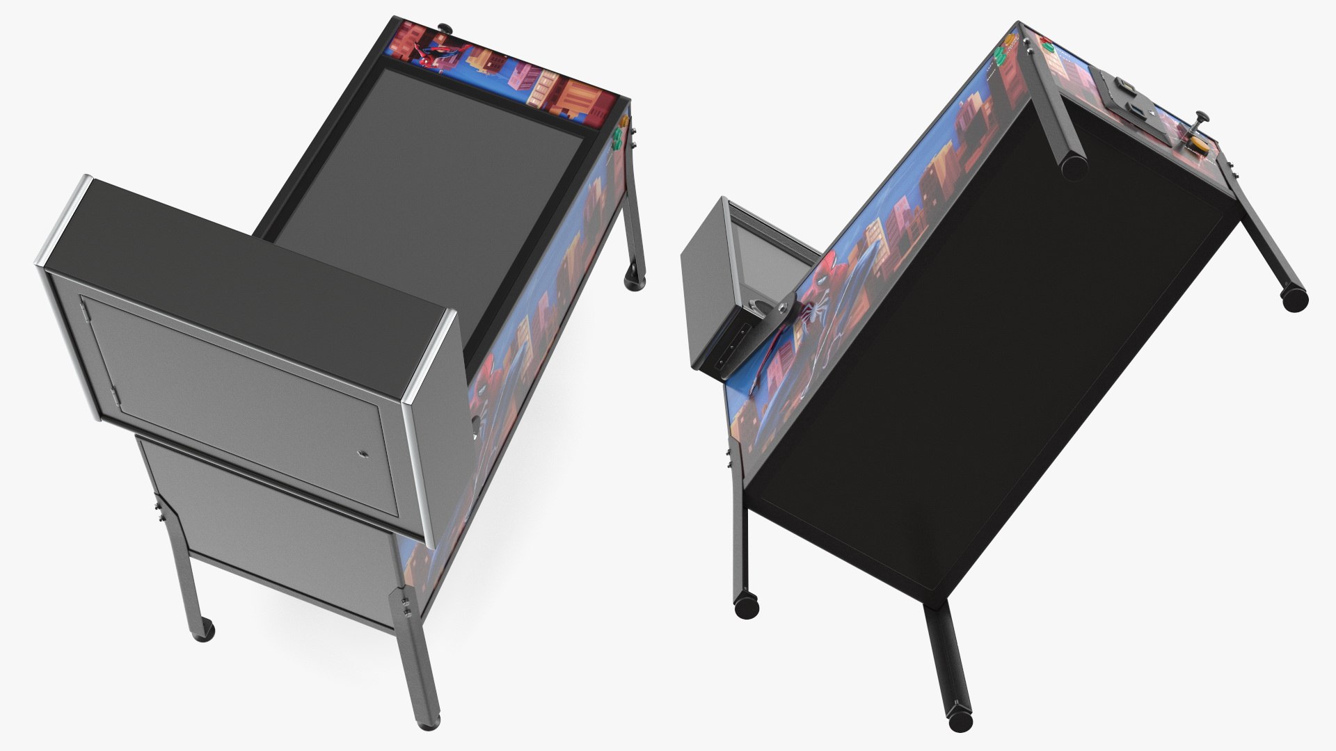 Classic Arcade Virtual Pinball Machine 3D - TurboSquid 1715632