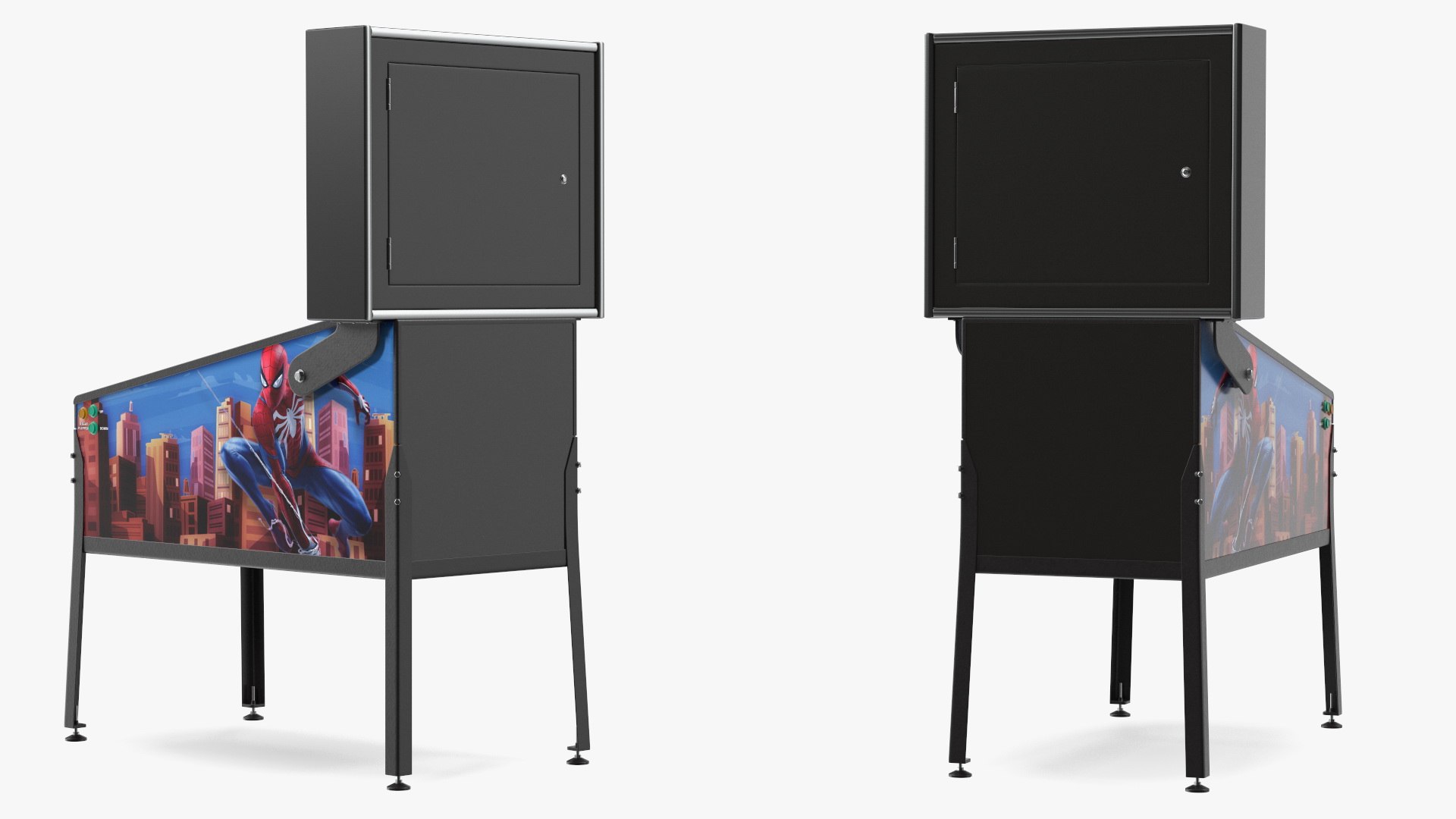 Classic Arcade Virtual Pinball Machine 3D - TurboSquid 1715632