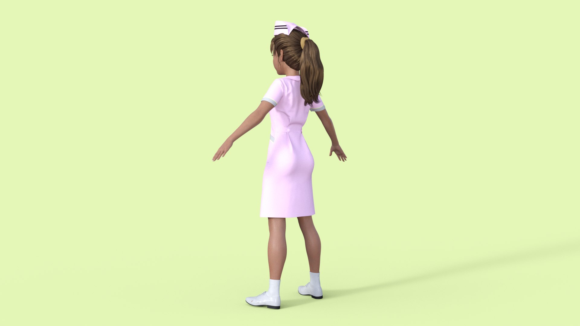 3D Cartoon Nurse Rigged Model - TurboSquid 1968103