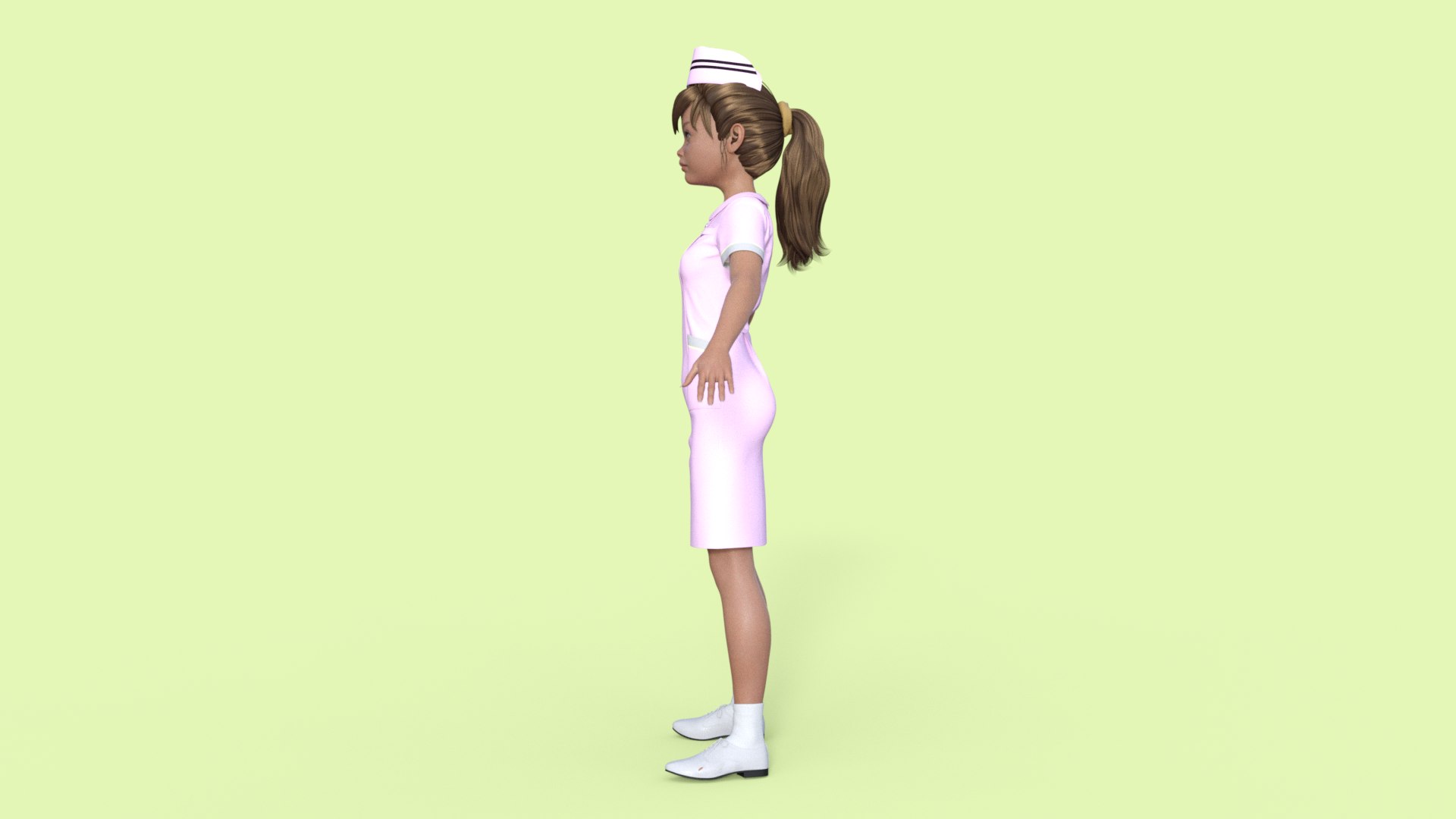 3D Cartoon Nurse Rigged Model - TurboSquid 1968103