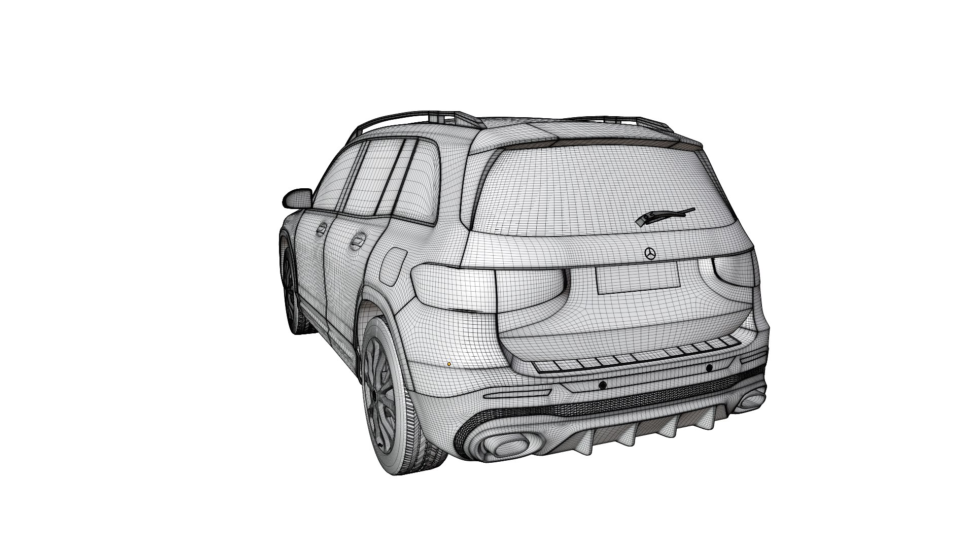 3D model 3d model of Mercedes-Benz GLB car 3D model - TurboSquid 2175494