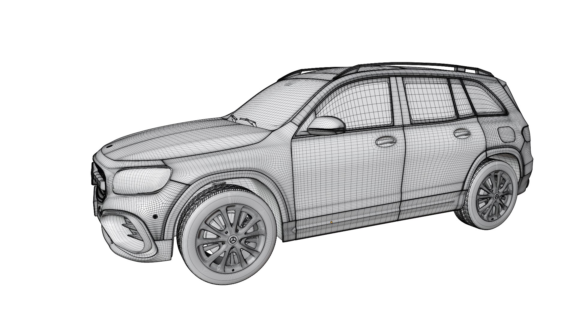 3D model 3d model of Mercedes-Benz GLB car 3D model - TurboSquid 2175494