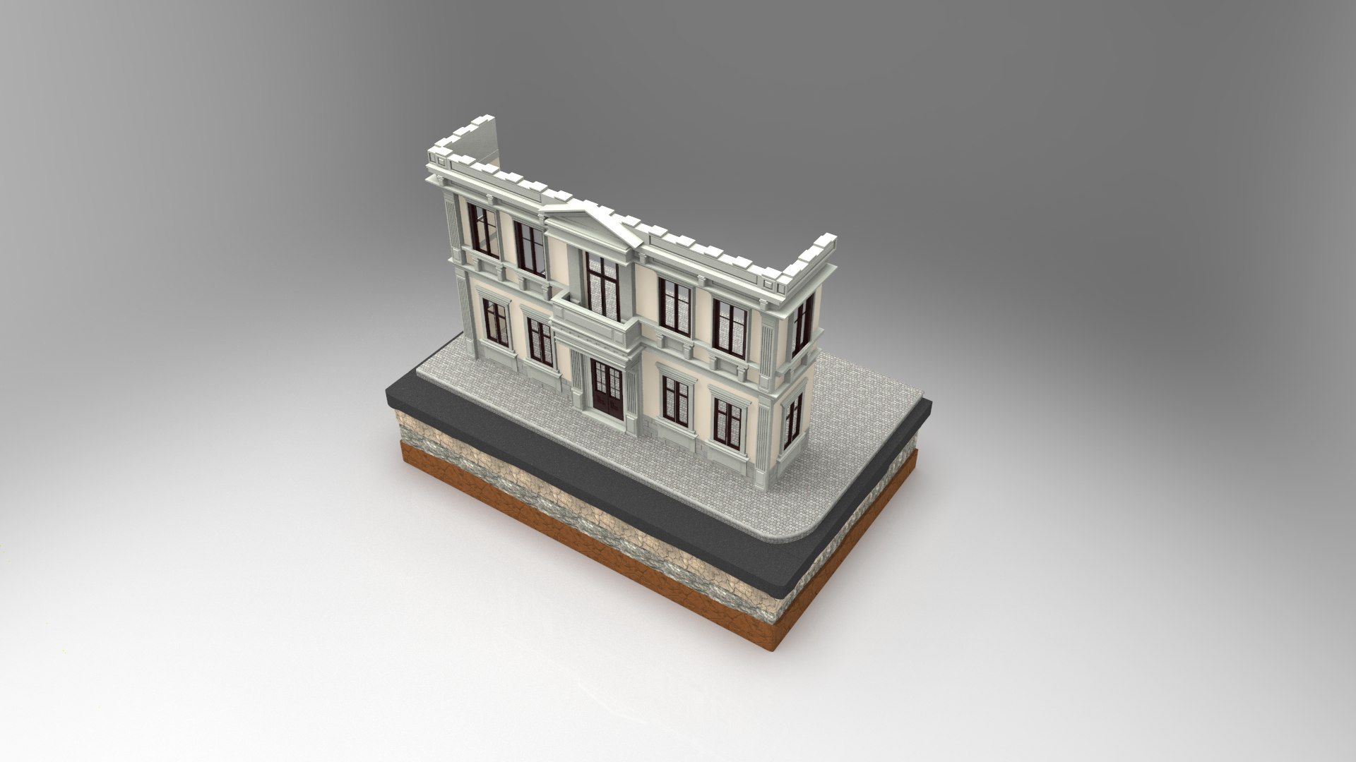 Istanbul Stone Building 3D Model - TurboSquid 1564297