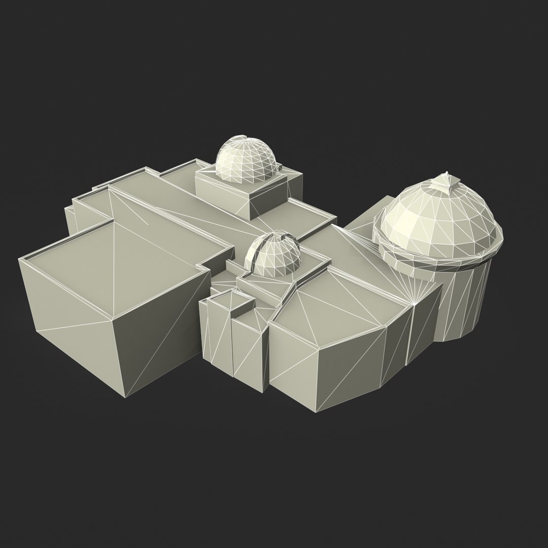 3D Space Place Carter Observatory Model - TurboSquid 1306430
