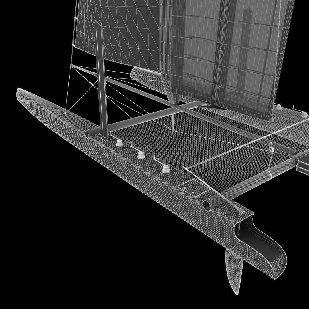 3d Model America S Catamaran Ac45