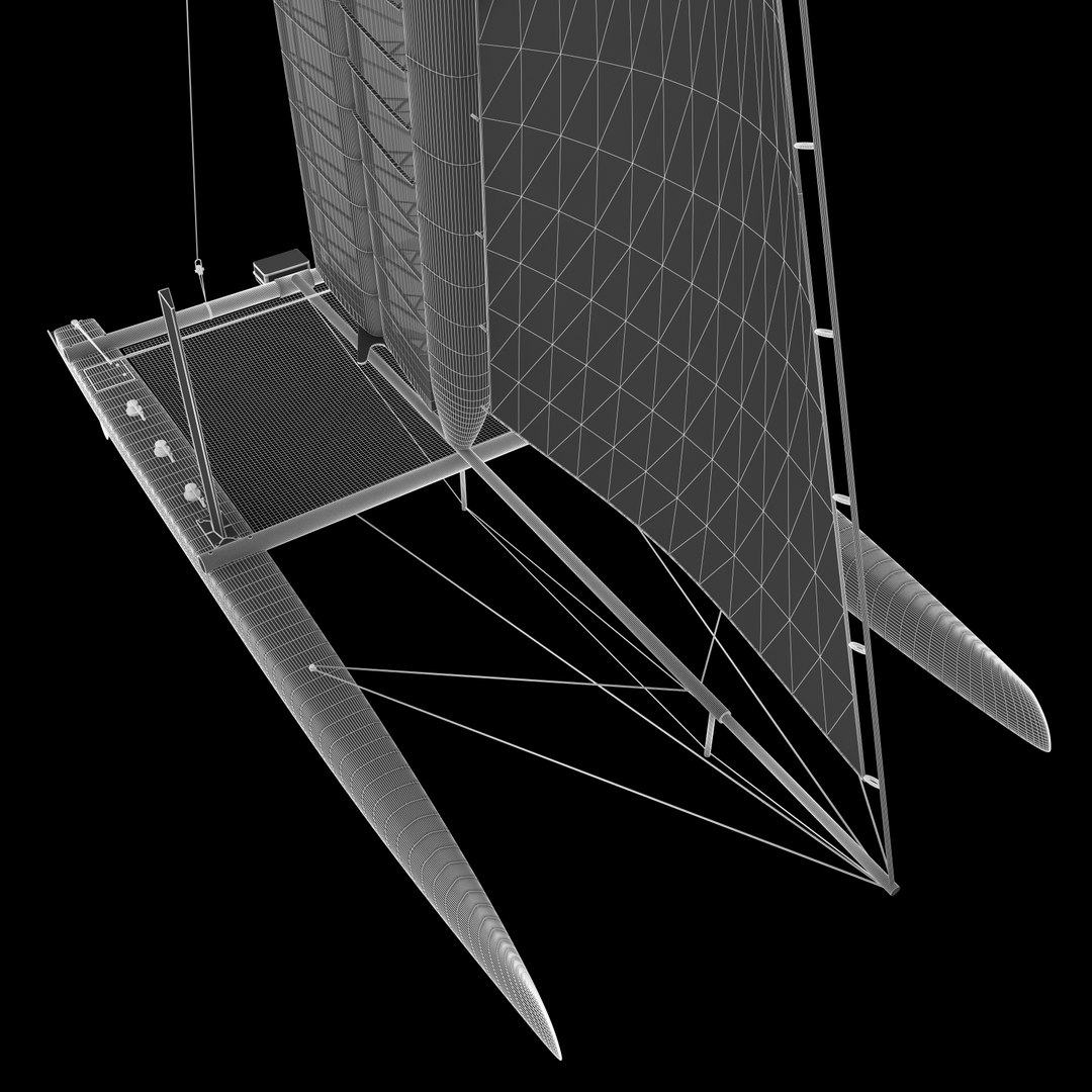 3d Model America S Catamaran Ac45