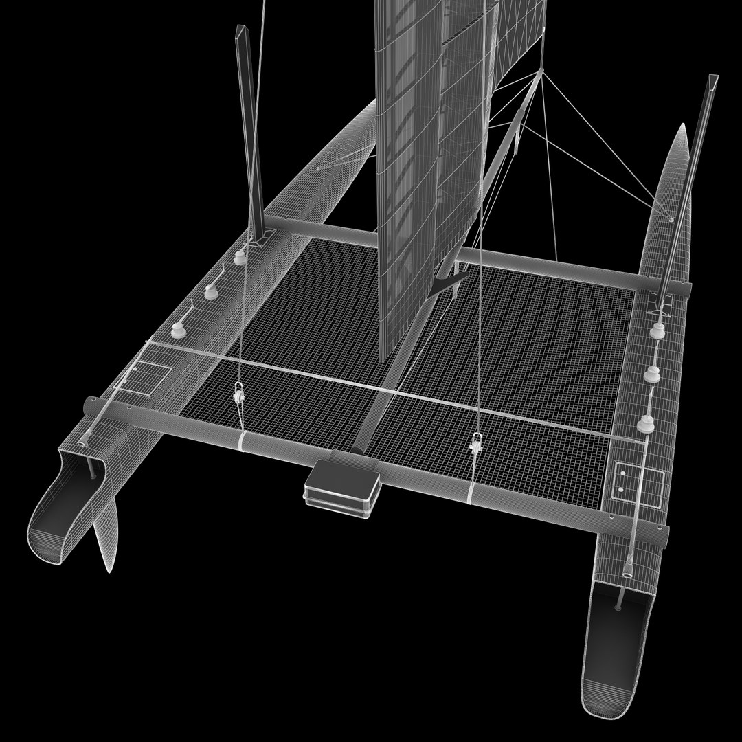 3d Model America S Catamaran Ac45