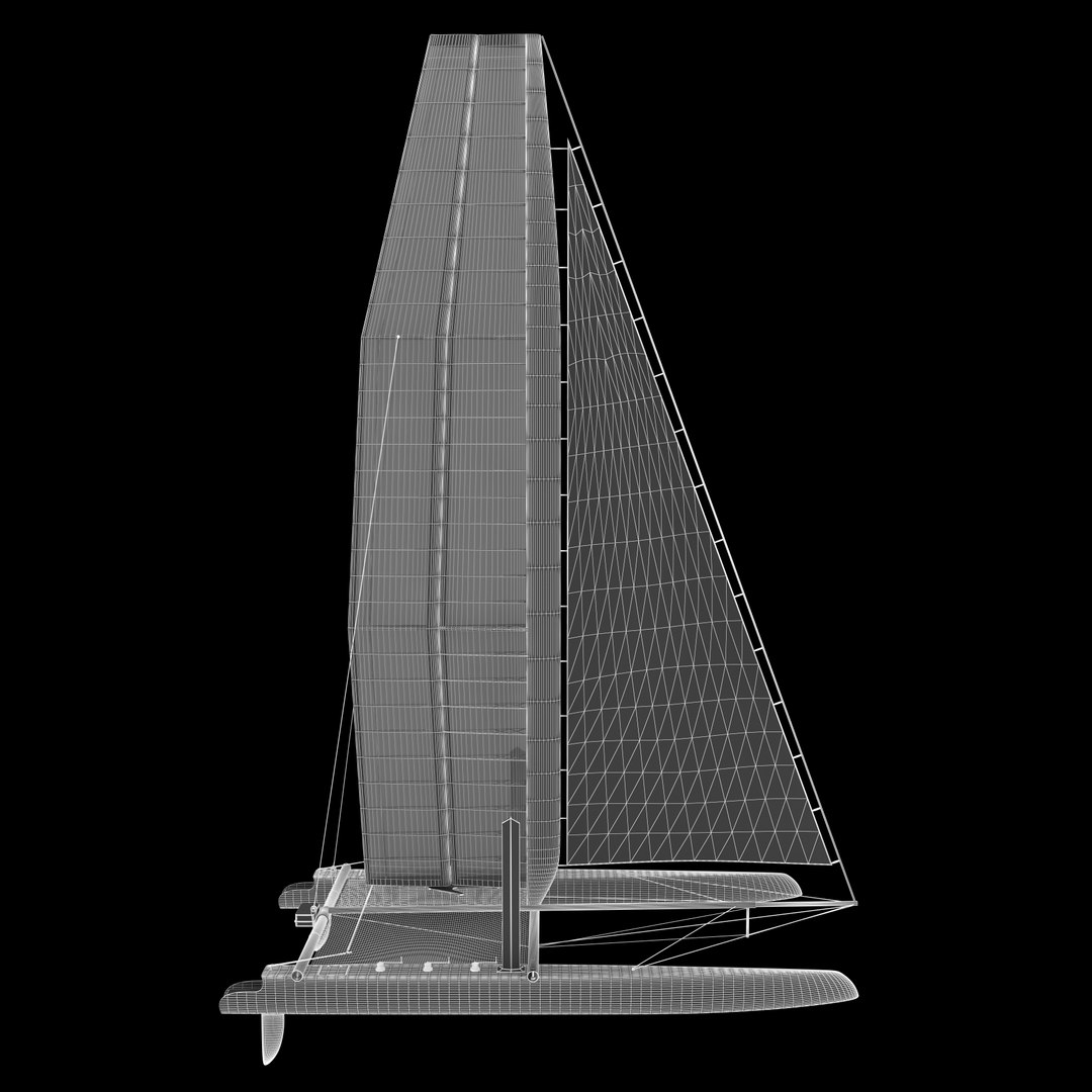 3d Model America S Catamaran Ac45