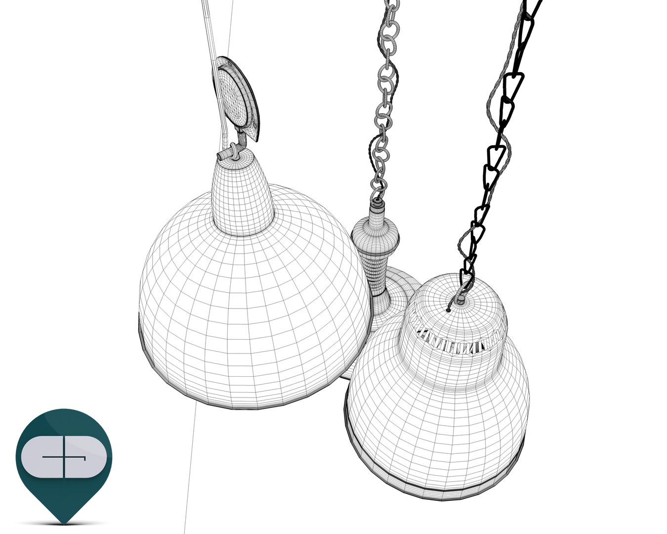 3d C4d Lamp Industrial