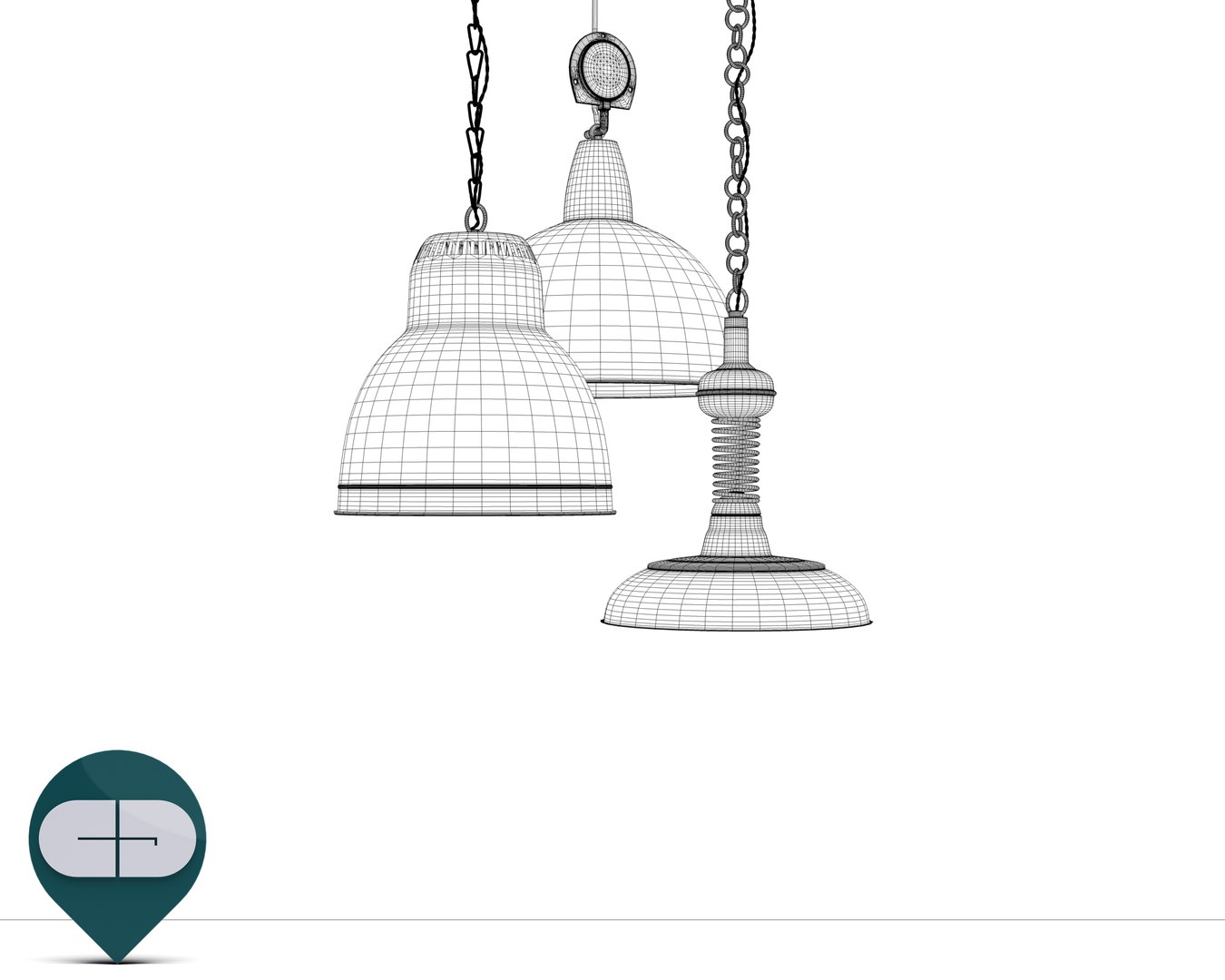 3d C4d Lamp Industrial