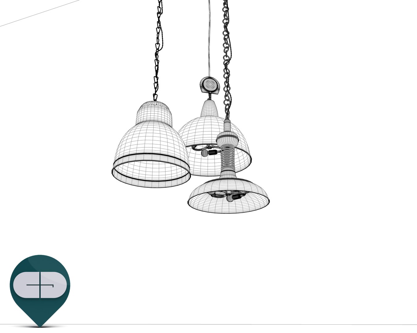 3d C4d Lamp Industrial