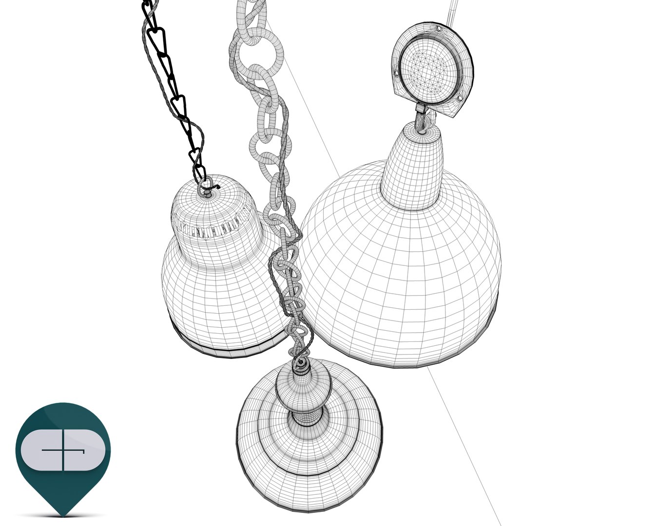 3d C4d Lamp Industrial