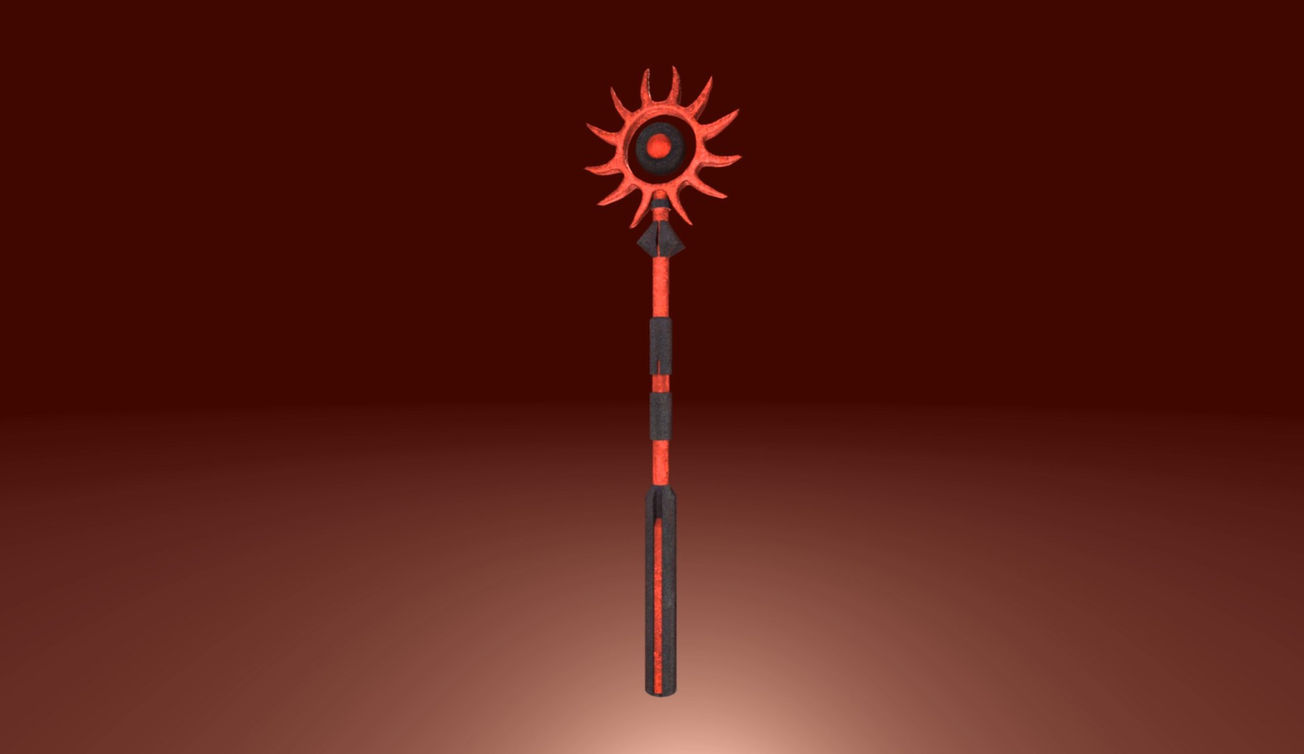 3D Sun Staff Model - TurboSquid 1398667
