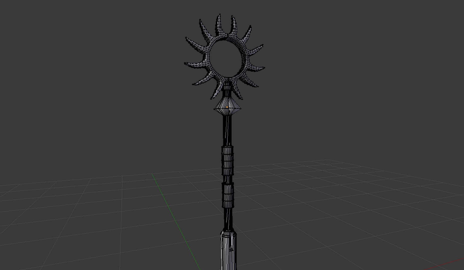 3D Sun Staff Model - TurboSquid 1398667