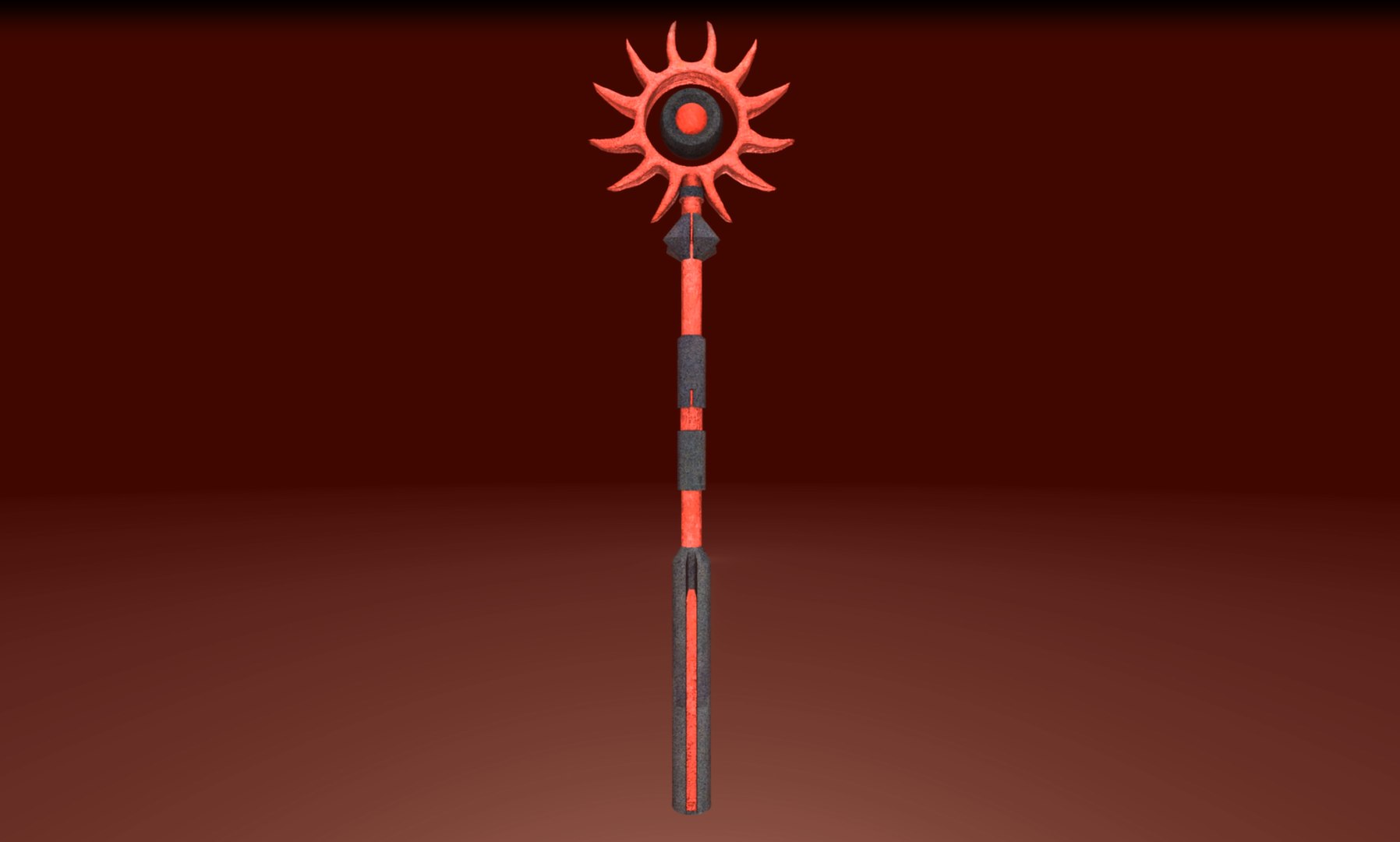 3D Sun Staff Model - TurboSquid 1398667