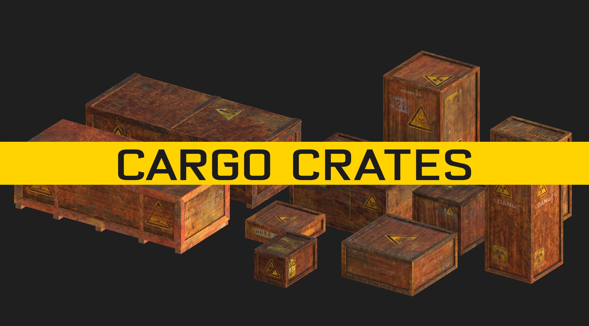 Cargo Crates 3D Model - TurboSquid 1344892
